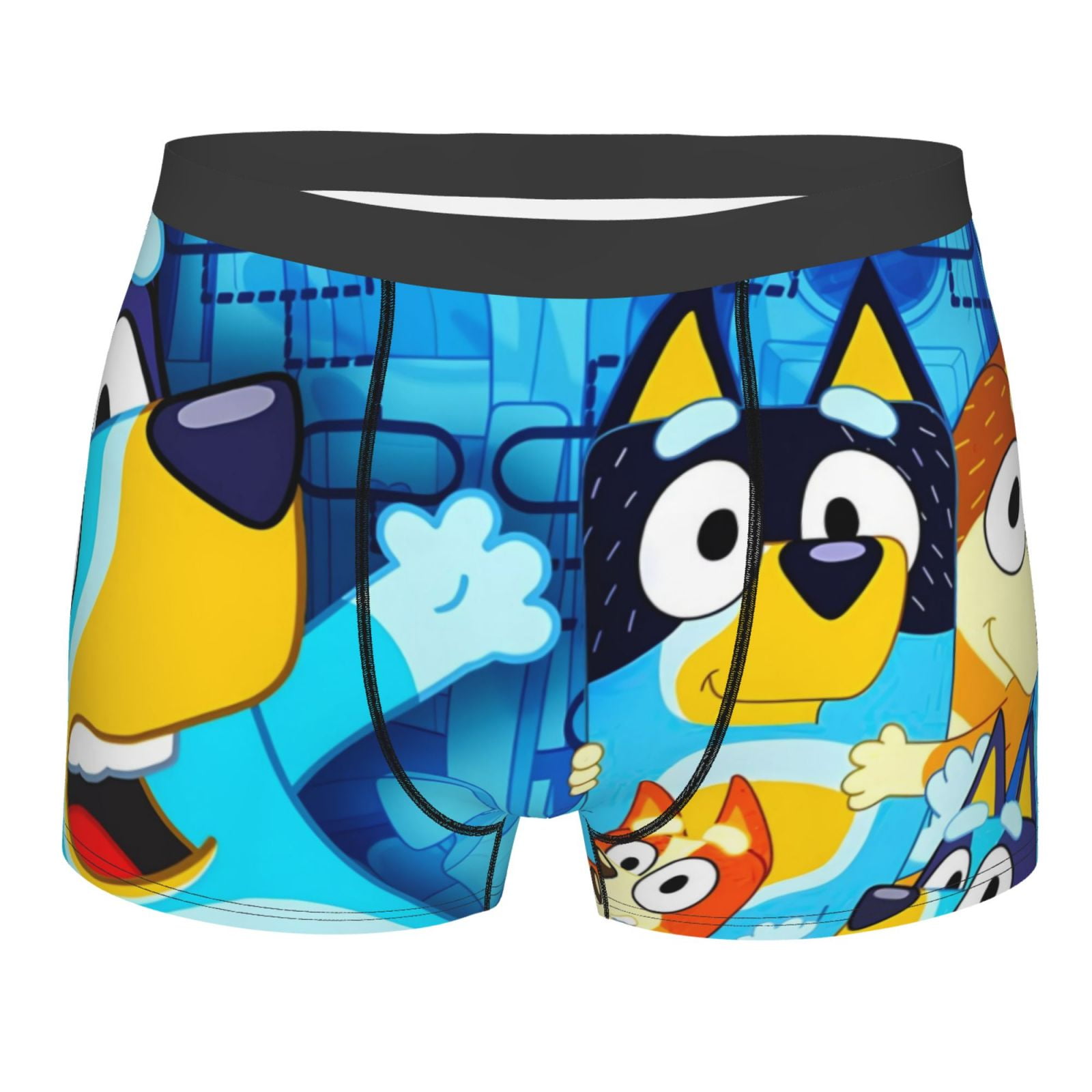 Lsque Bluey Pattern Men’s Total Support Pouch Boxer Briefs, X-Temp ...