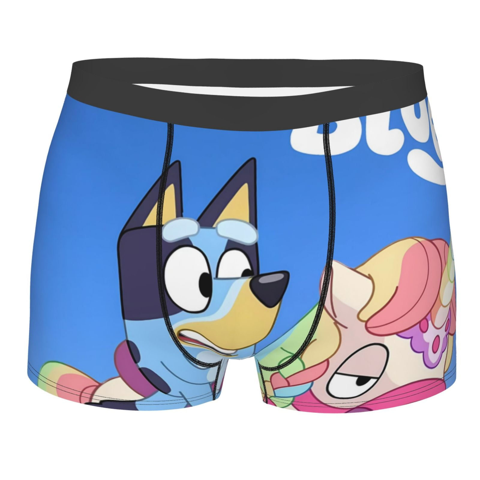 Lsque Bluey Pattern Men’s Total Support Pouch Boxer Briefs, X-Temp ...