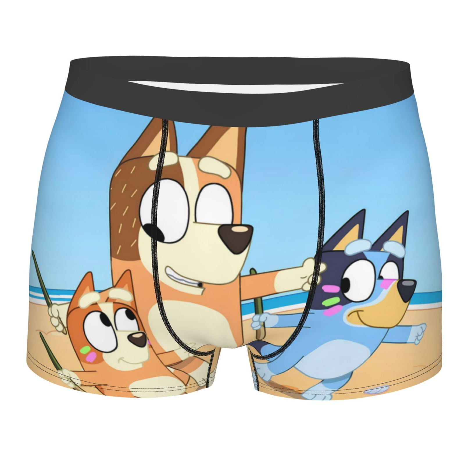 Lsque Bluey Pattern Men’s Total Support Pouch Boxer Briefs, X-Temp ...