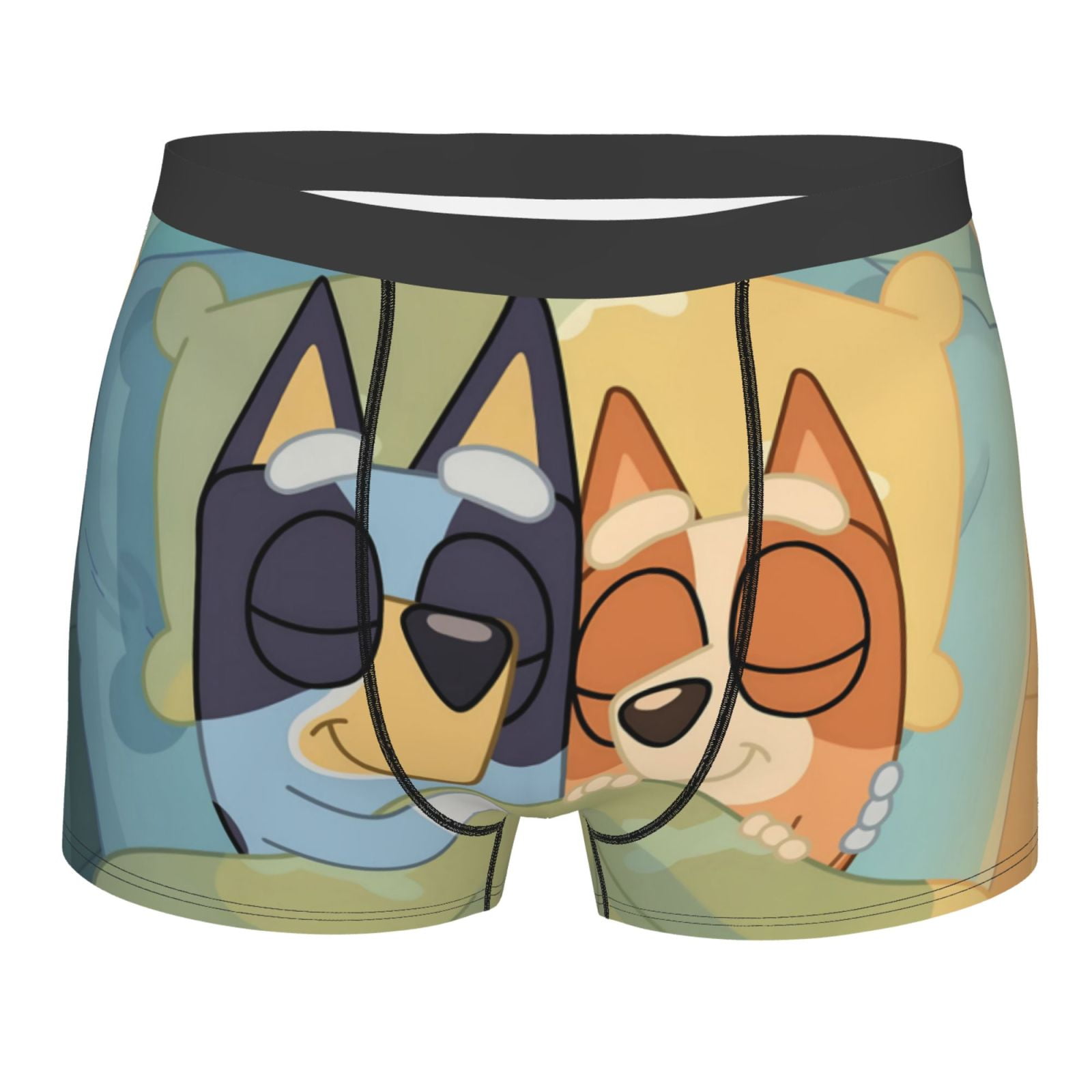 Lsque Bluey Pattern Men’s Total Support Pouch Boxer Briefs, X-Temp ...