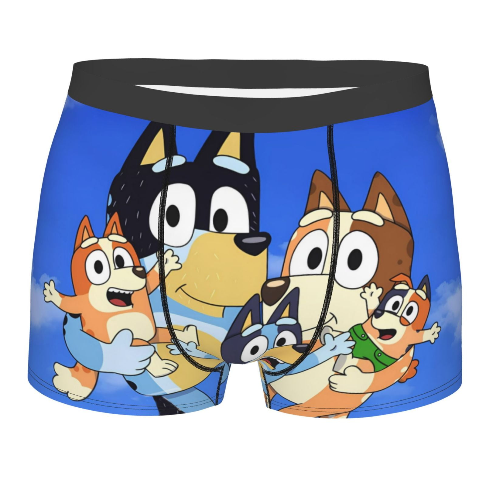 Lsque Bluey Pattern Men’s Total Support Pouch Boxer Briefs, X-Temp ...
