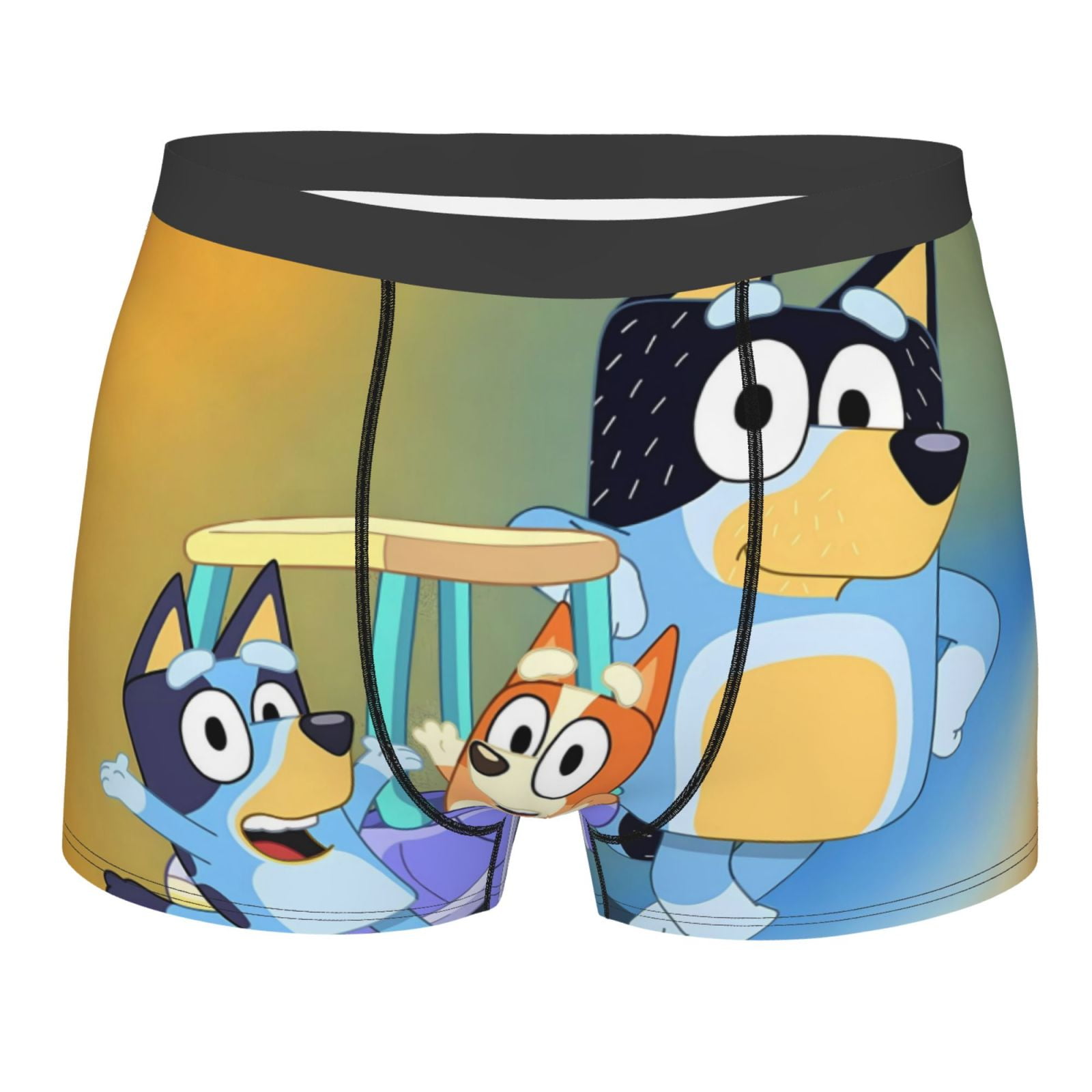 Lsque Bluey Pattern Men’s Total Support Pouch Boxer Briefs, X-Temp ...