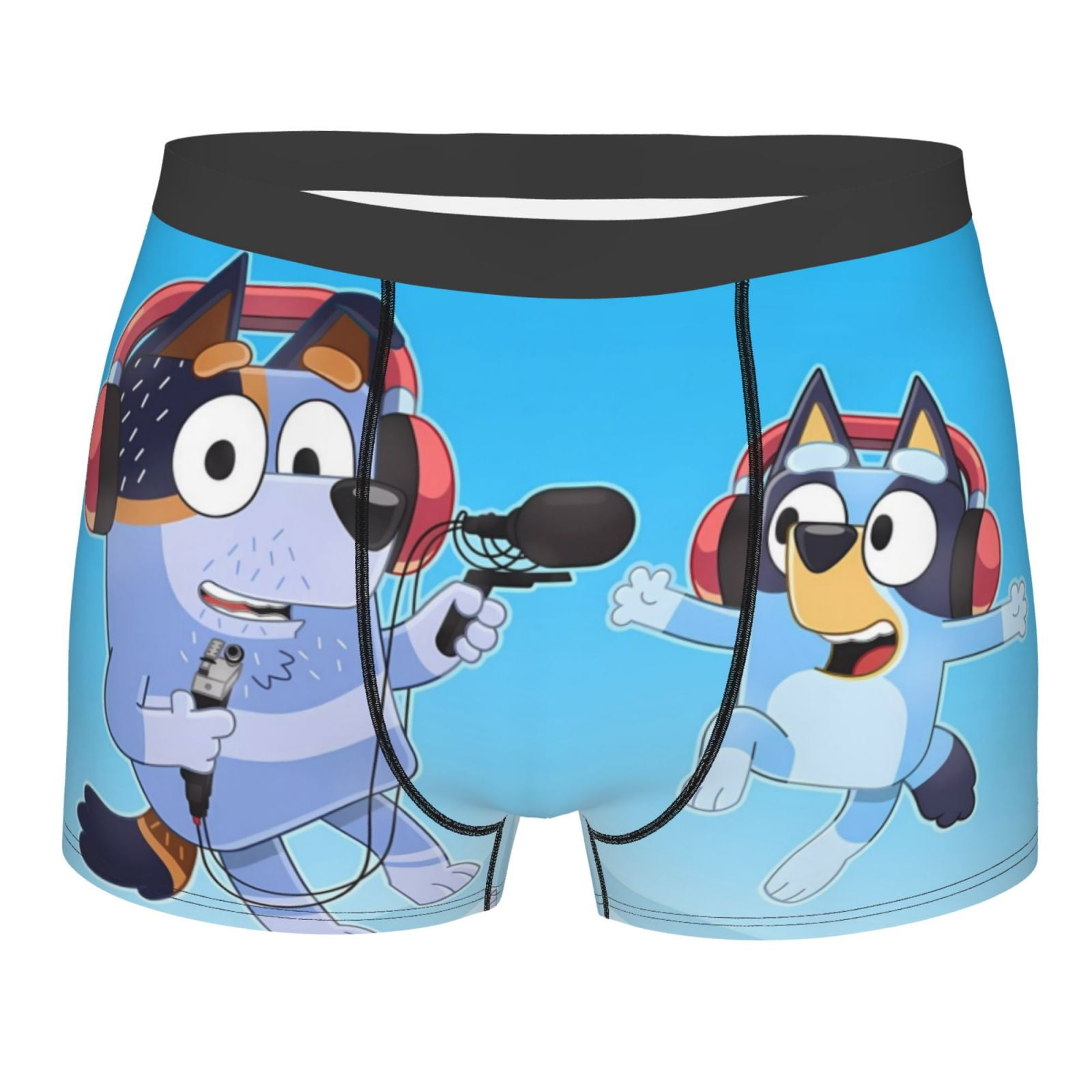 Lsque Bluey Pattern Men’s Total Support Pouch Boxer Briefs, X-Temp ...