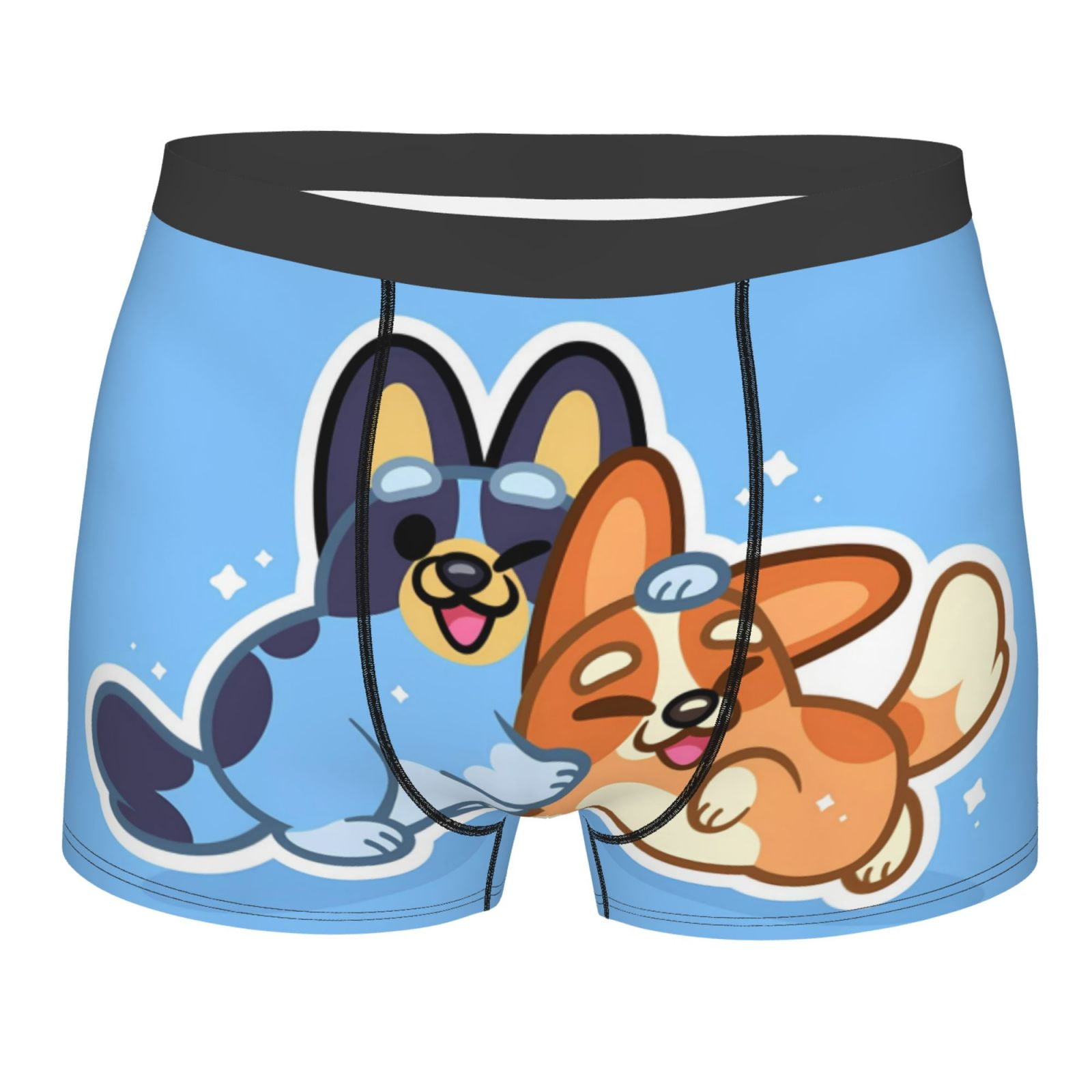 Lsque Bluey Pattern Men’s Total Support Pouch Boxer Briefs, X-Temp ...