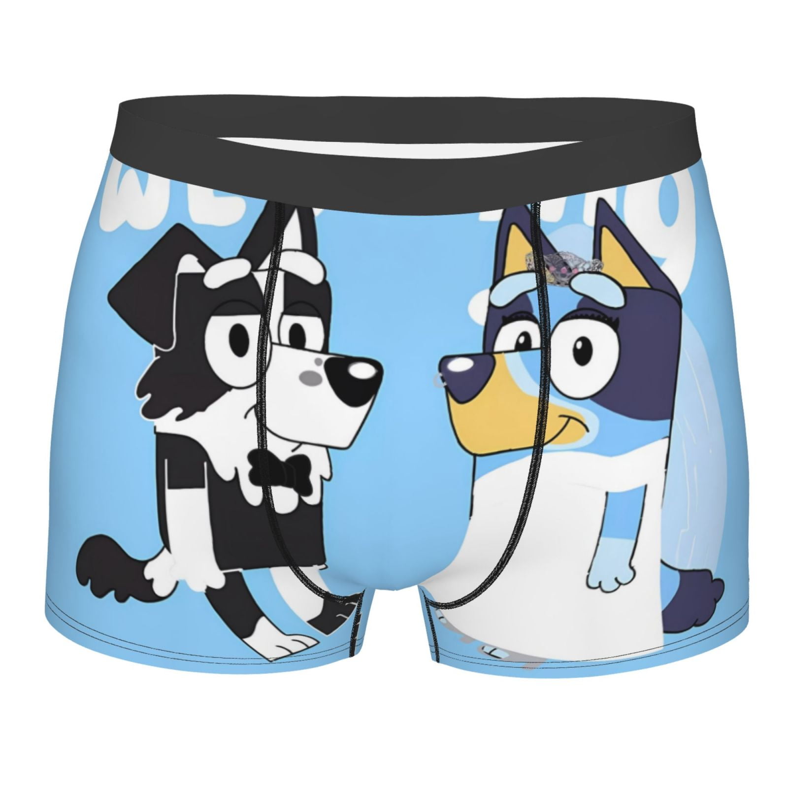 Lsque Bluey Pattern Men’s Total Support Pouch Boxer Briefs, X-Temp ...