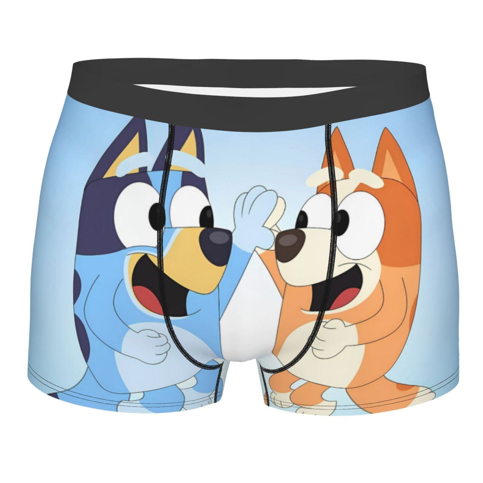 Lsque Bluey Pattern Men’s Total Support Pouch Boxer Briefs, X-Temp ...