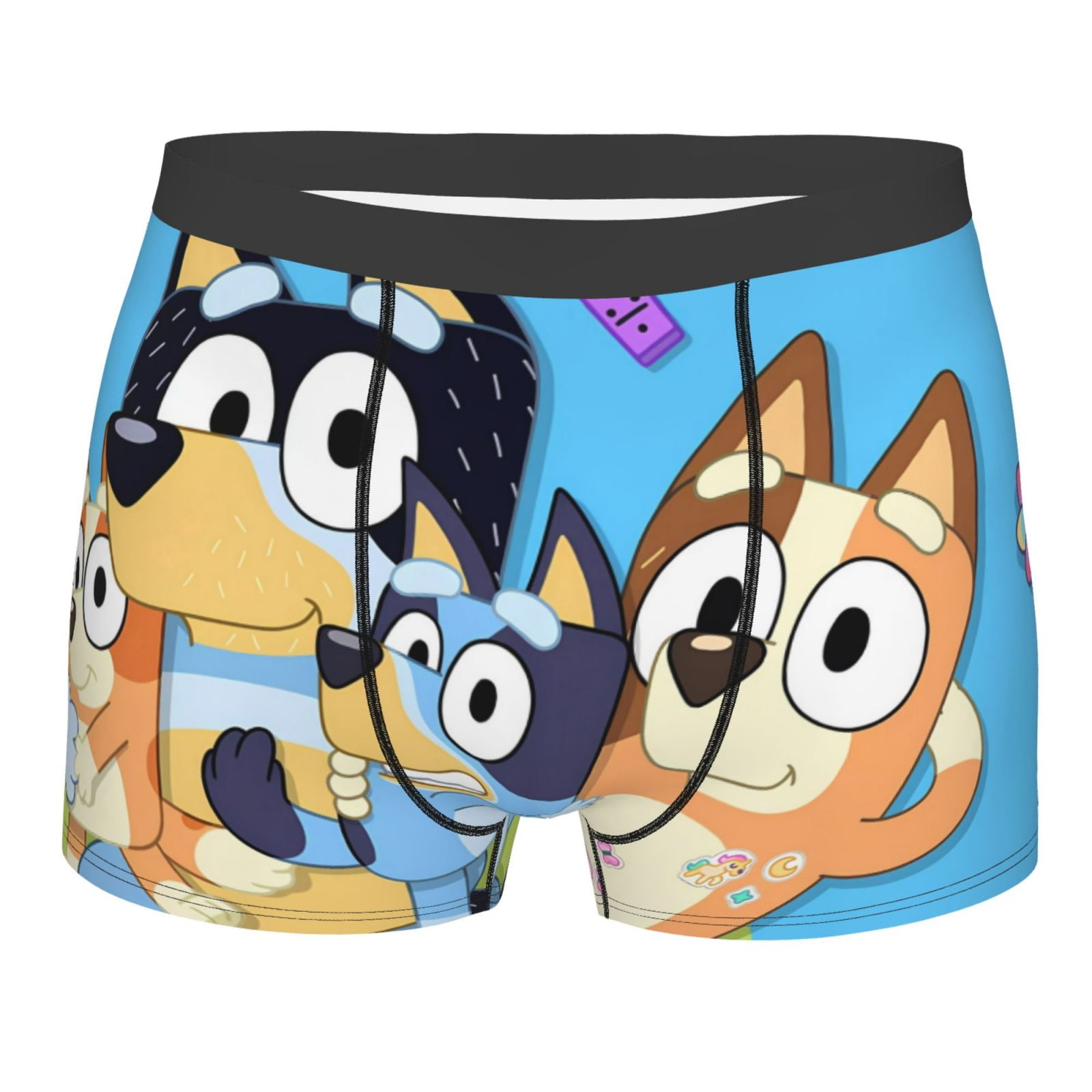Lsque Bluey Pattern Men’s Total Support Pouch Boxer Briefs, X-Temp ...