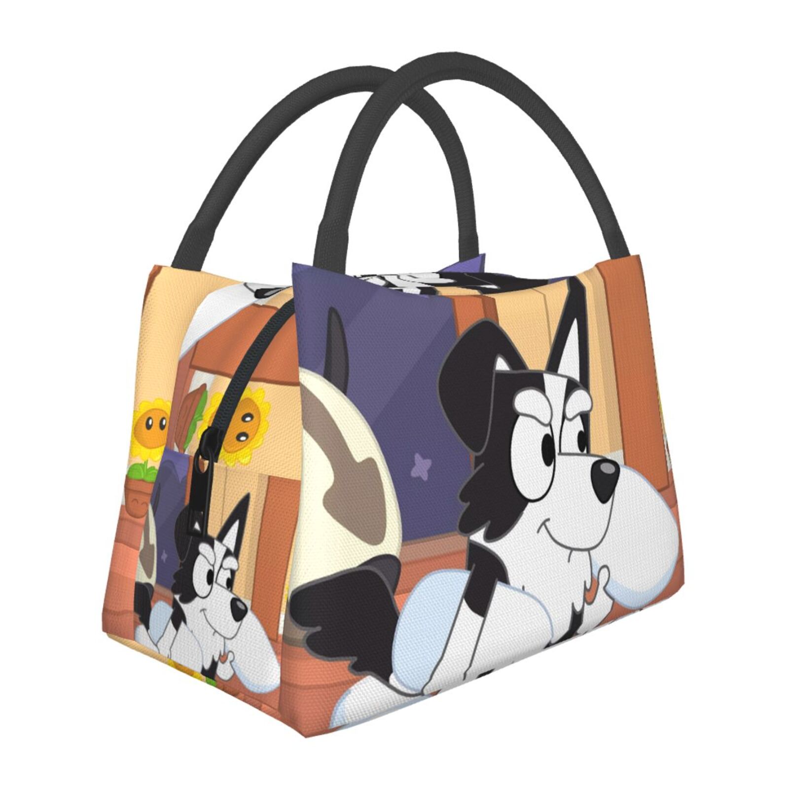 Lsque Bluey Pattern Portable Insulation Lunch Bag, Insulated Food ...