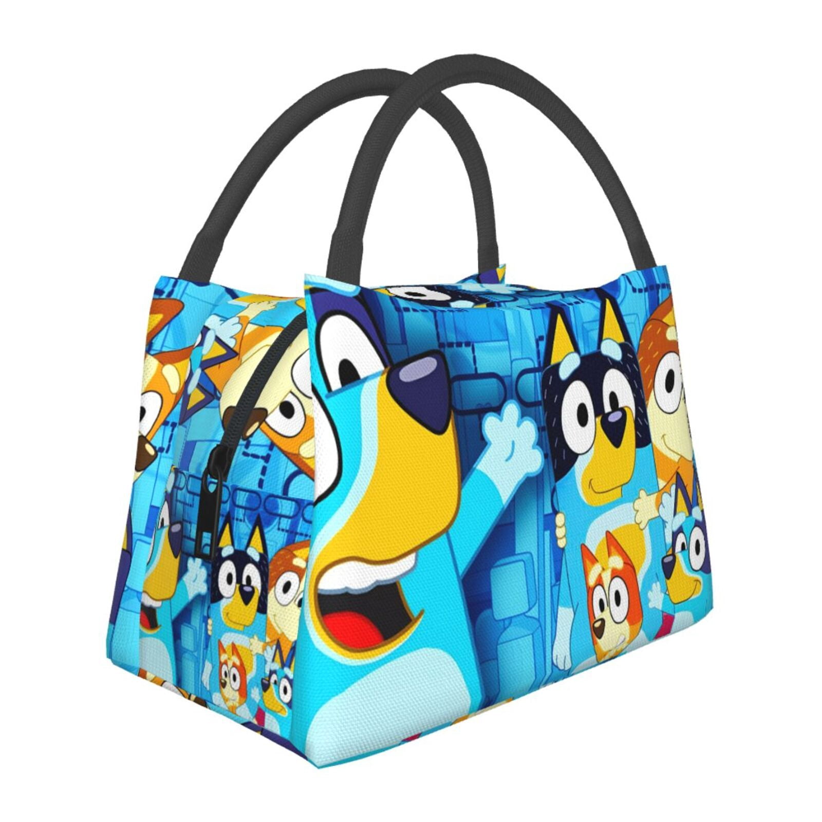 Lsque Bluey Pattern Portable Insulation Lunch Bag, Insulated Food ...
