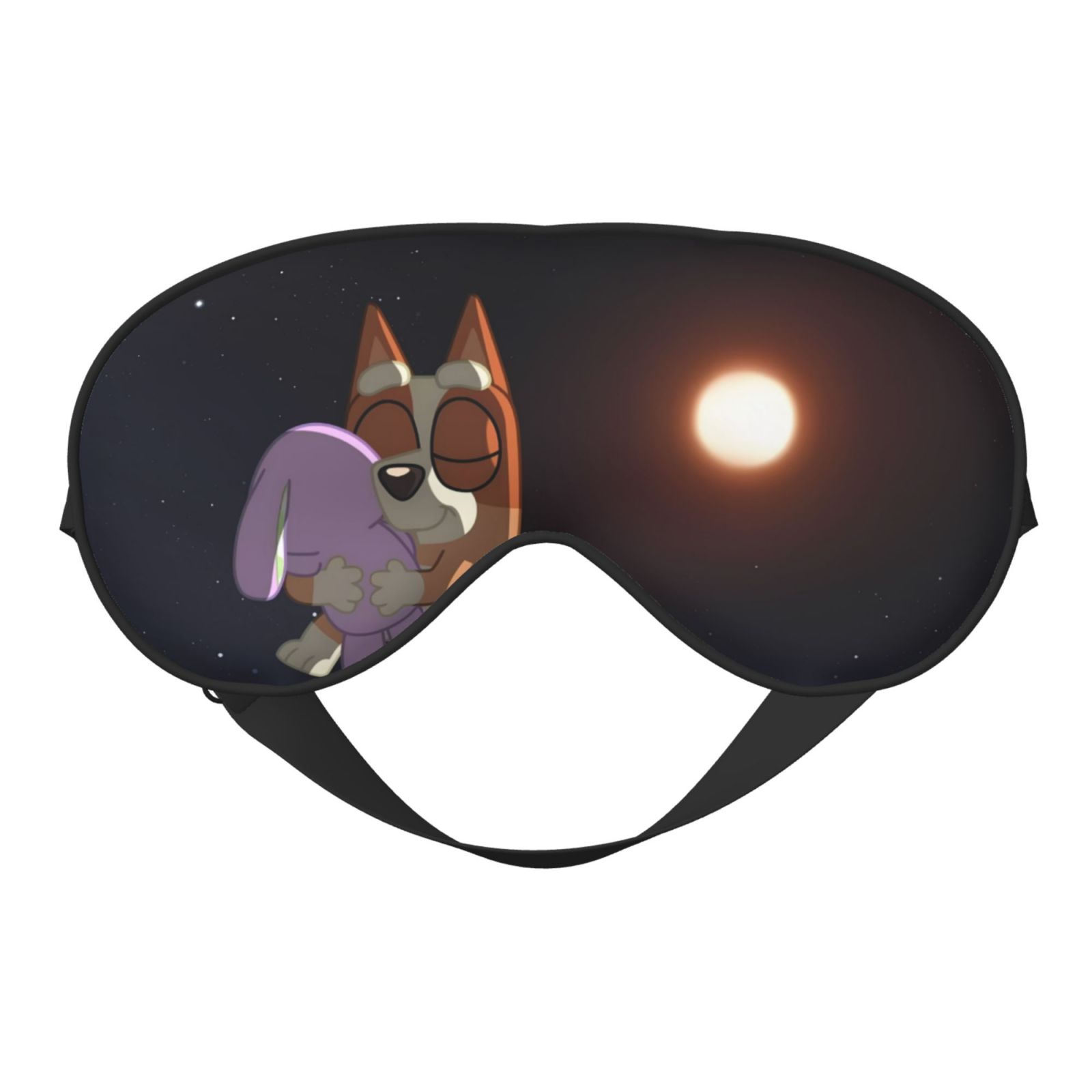 Lsque Bluey Pattern Sleep Eye Mask - Light Blocking Sleep Mask Blocking ...