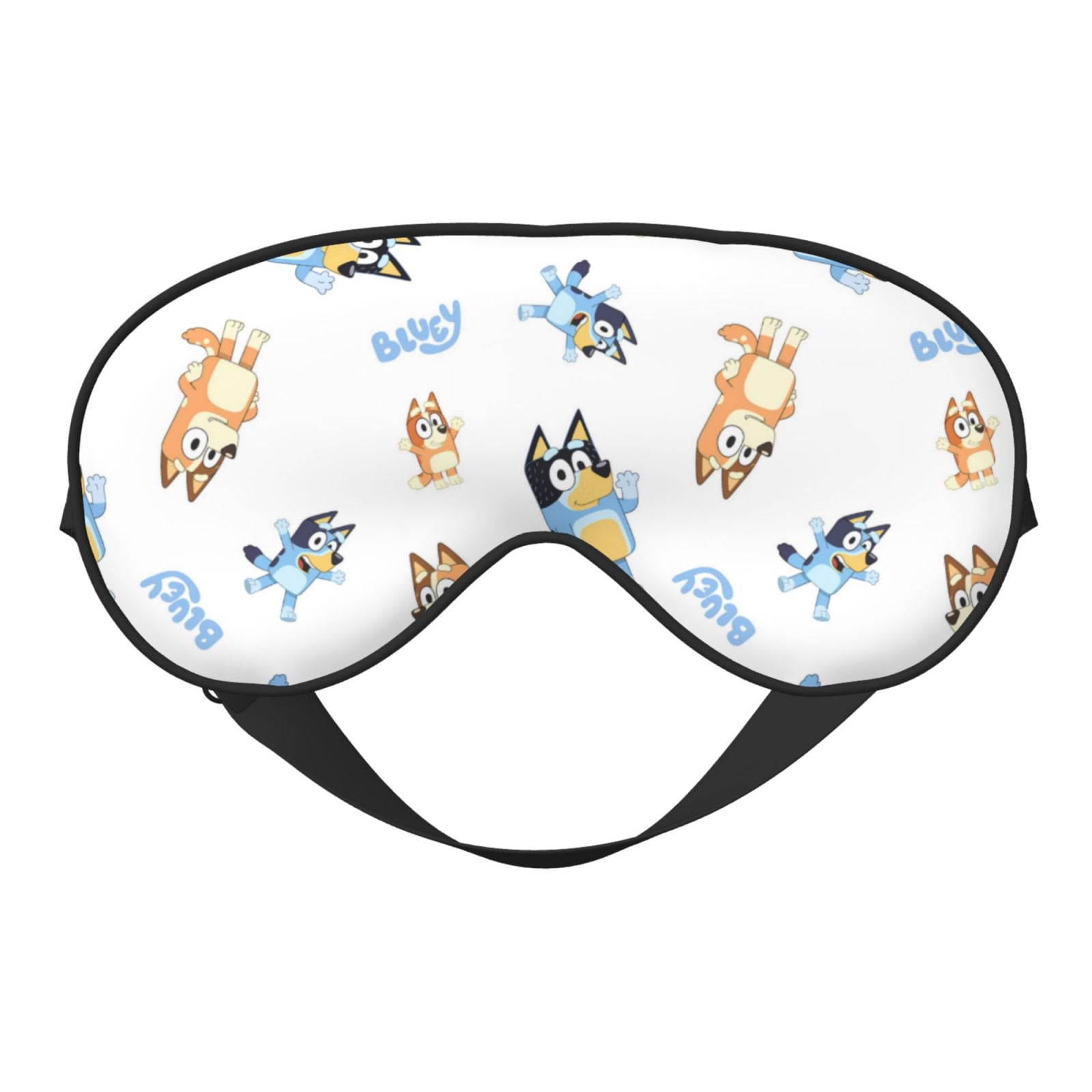 Lsque Bluey Pattern Sleep Eye Mask - Light Blocking Sleep Mask Blocking ...