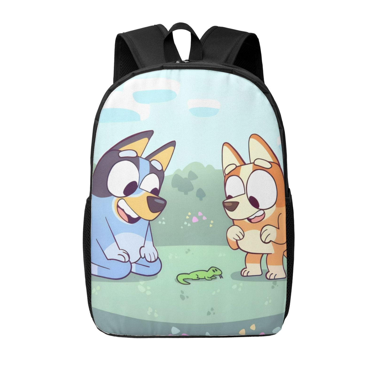 Lsque Bluey Print 17in Student Backpack - School, Travel, Work Bookbag ...