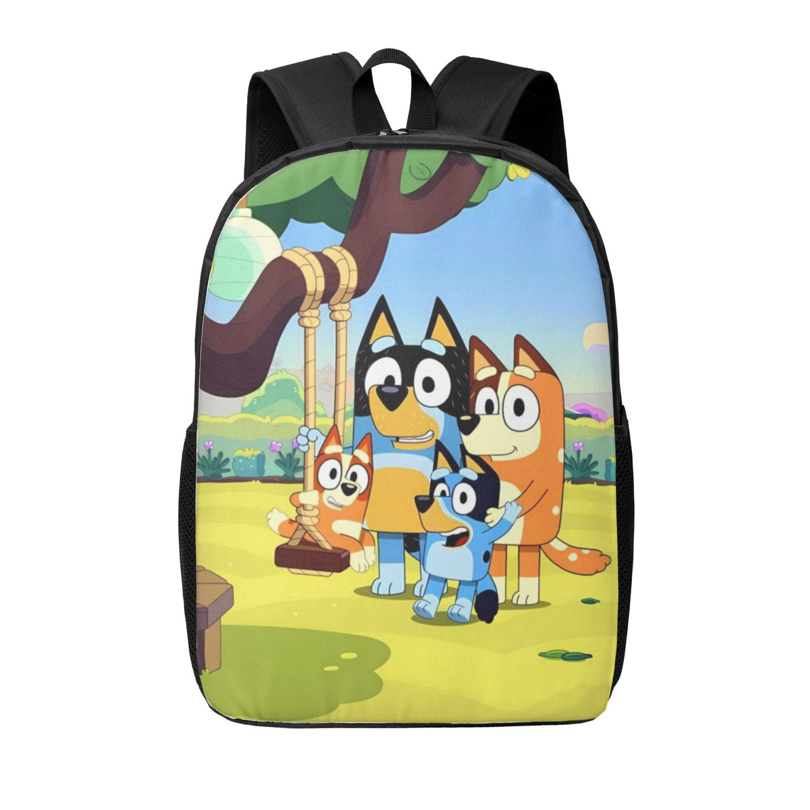 Lsque Bluey Print 17in Student Backpack - School, Travel, Work Bookbag ...