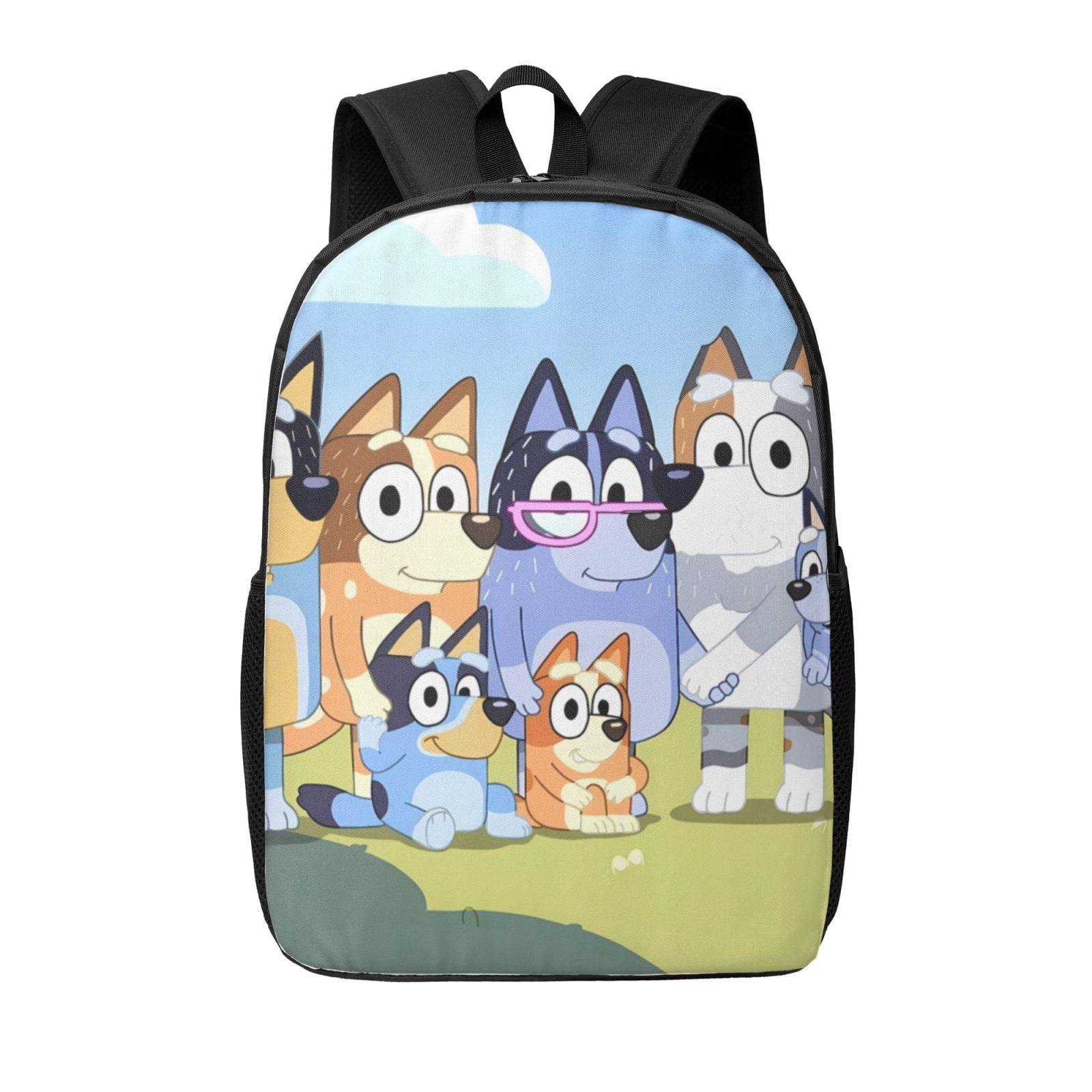 Lsque Bluey Print 17in Student Backpack - School, Travel, Work Bookbag ...