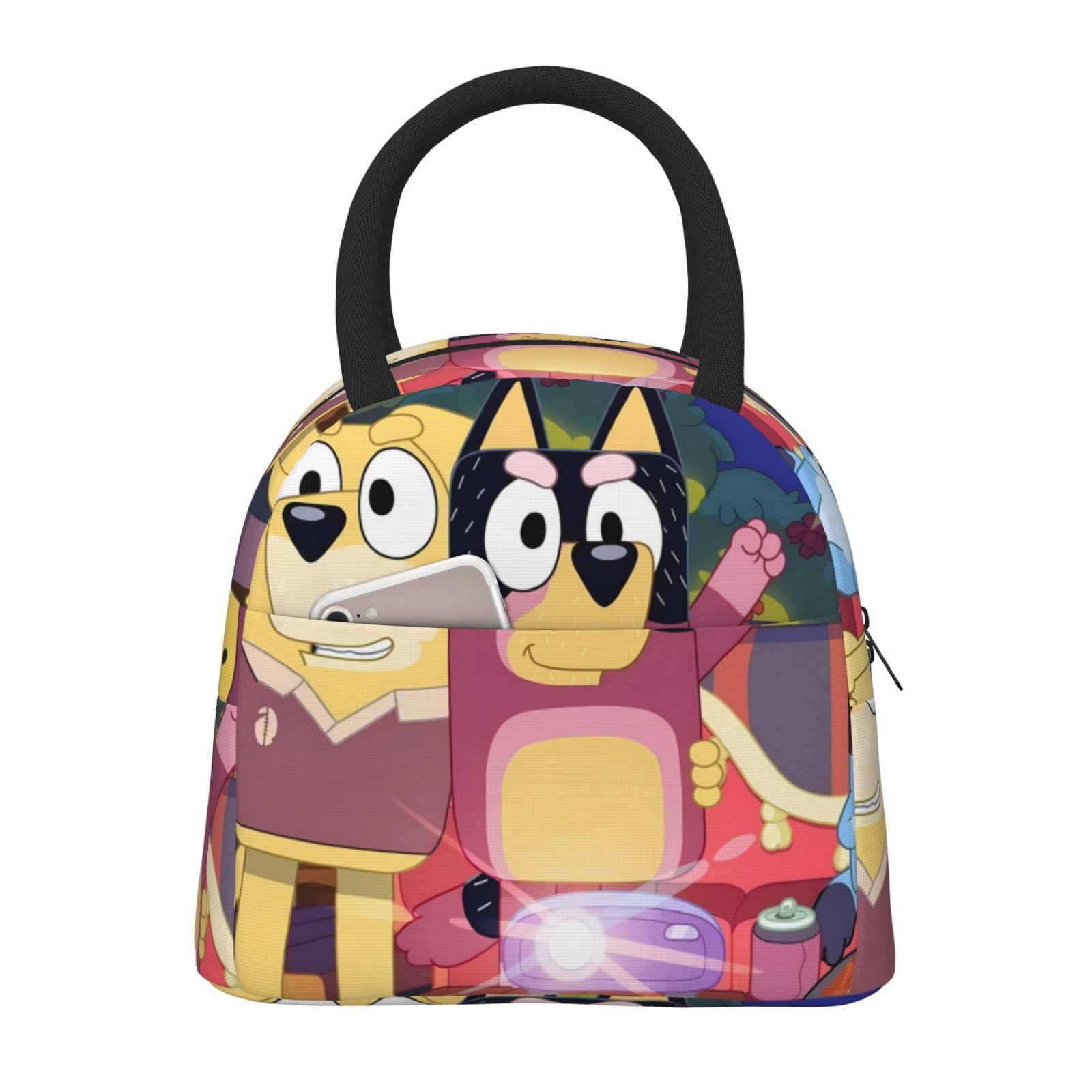 Lsque Bluey Print Lunch Bag, Insulated Lunch Box, Small Leakproof ...