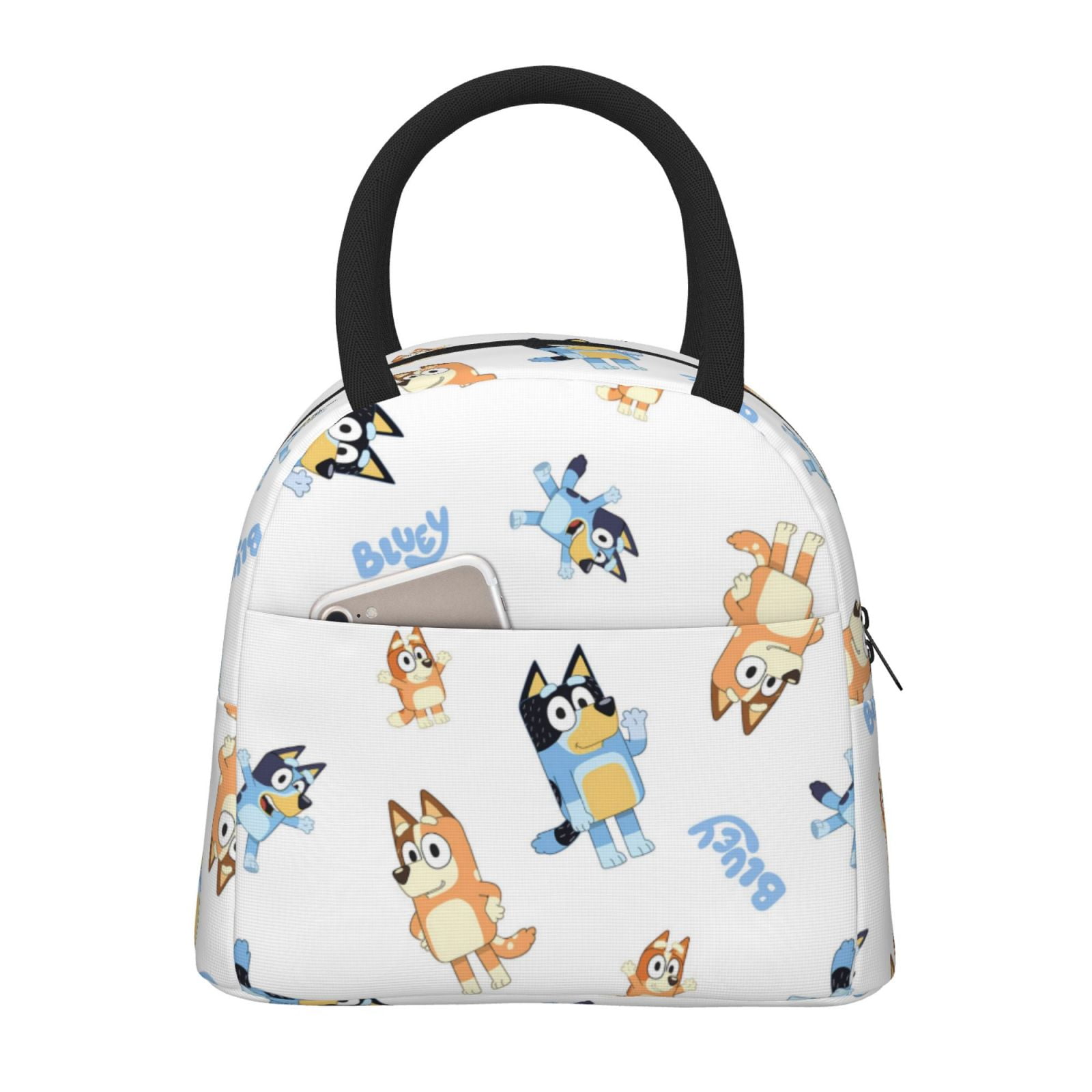 Lsque Bluey Print Lunch Bag, Insulated Lunch Box, Small Leakproof ...