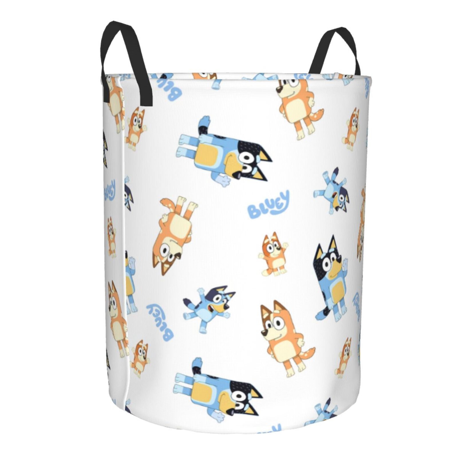 Lsque Bluey pattern Laundry Hamper Basket, Tall Woven Rope Hamper ...