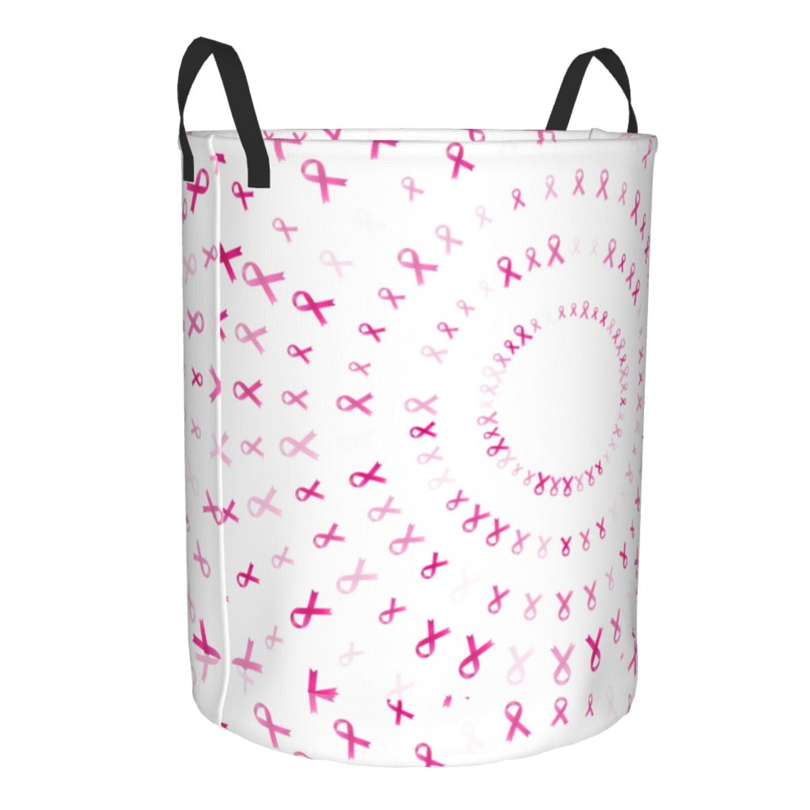 Lsque Breast Cancer Awareness (4) pattern Laundry Hamper Basket, Tall ...