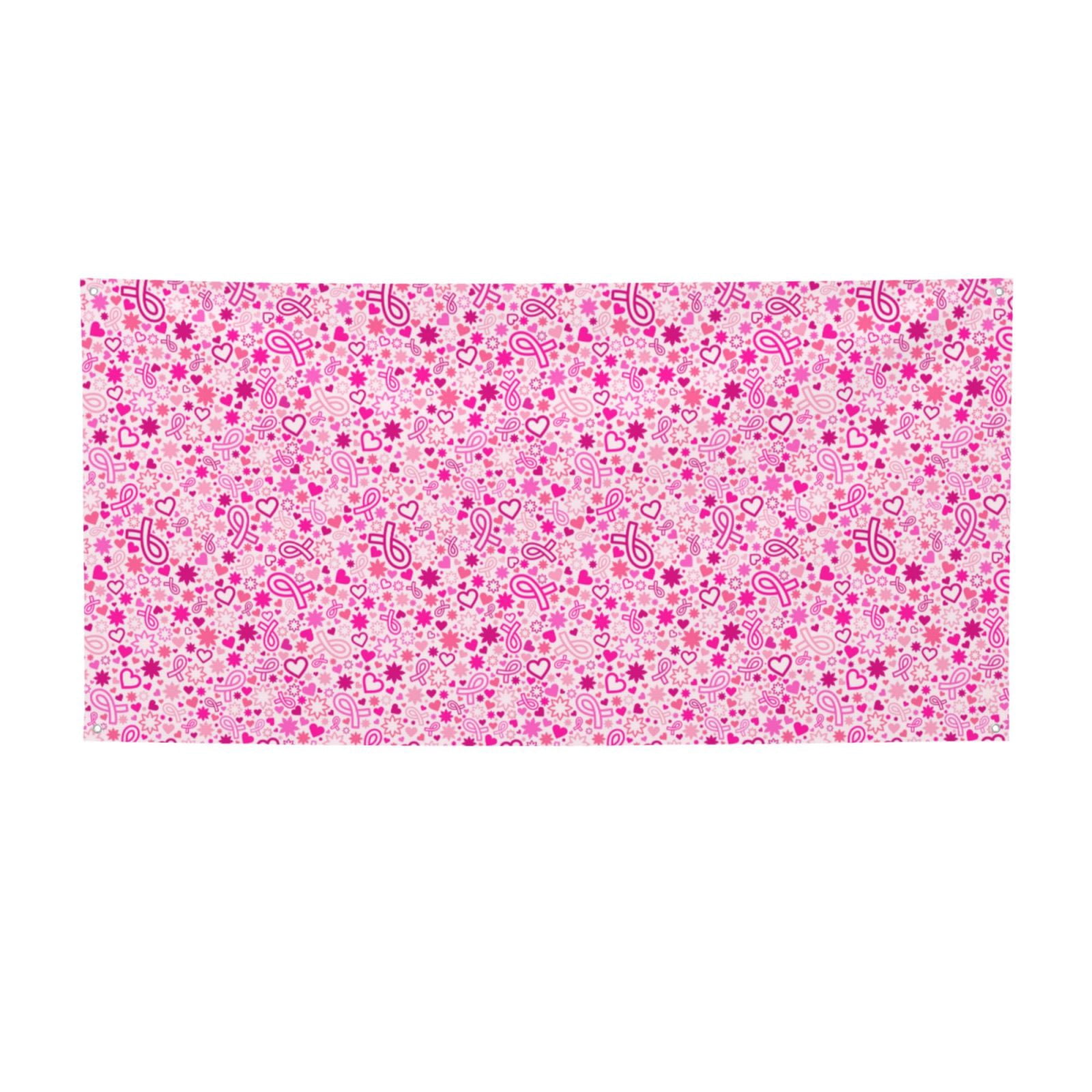 Lsque Breast Cancer Awareness2 Pattern Party Banner, Festive Banner ...