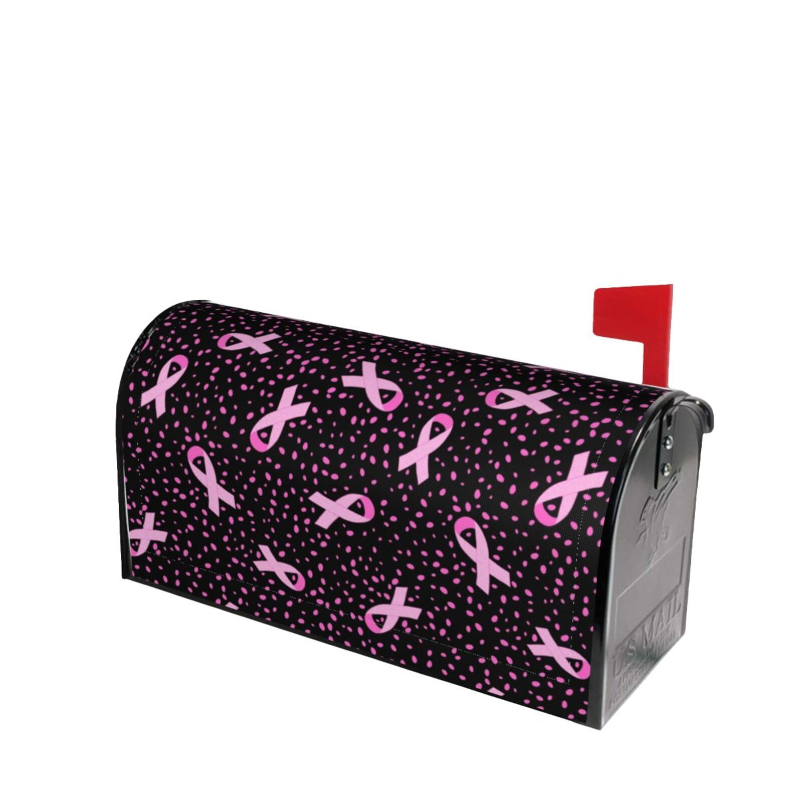 Lsque Breast Cancer Awareness3 Mailbox Cover Standard Size ,Magnetic ...