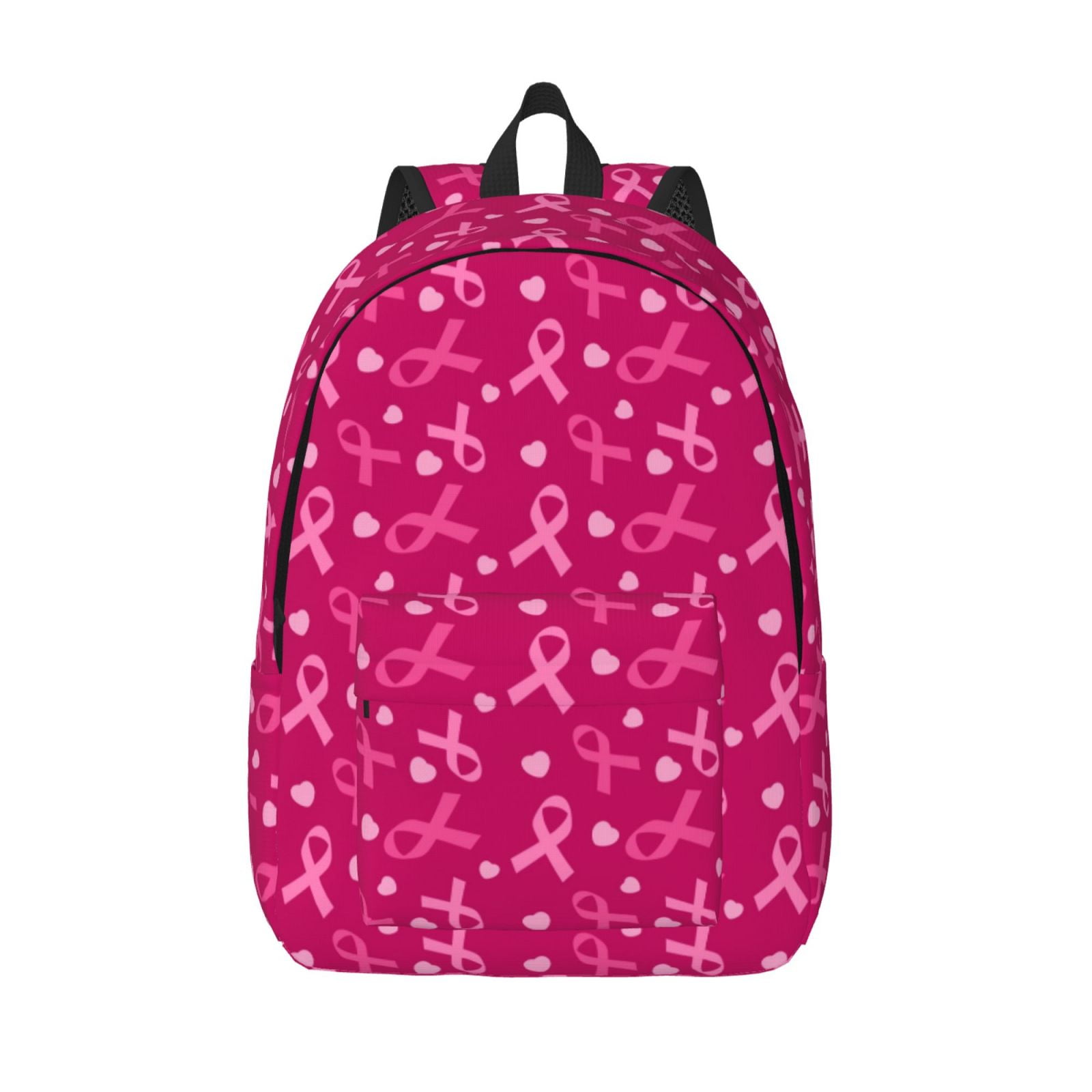 Lsque Breast Cancer Awareness6 Pattern Canvas Daypack, Durable Backpack ...