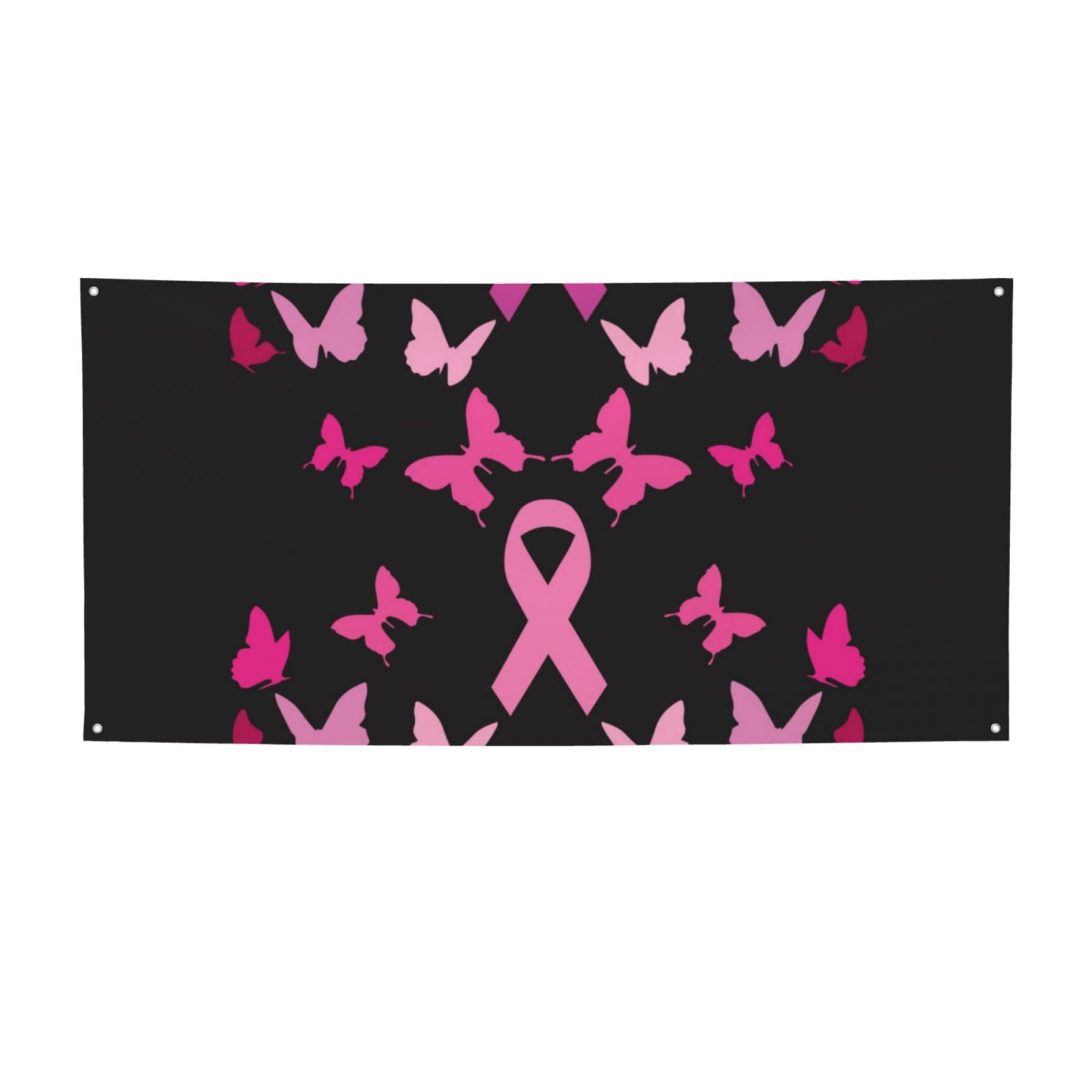 Lsque Breast Cancer Pattern Party Banner, Festive Banner , Holiday ...