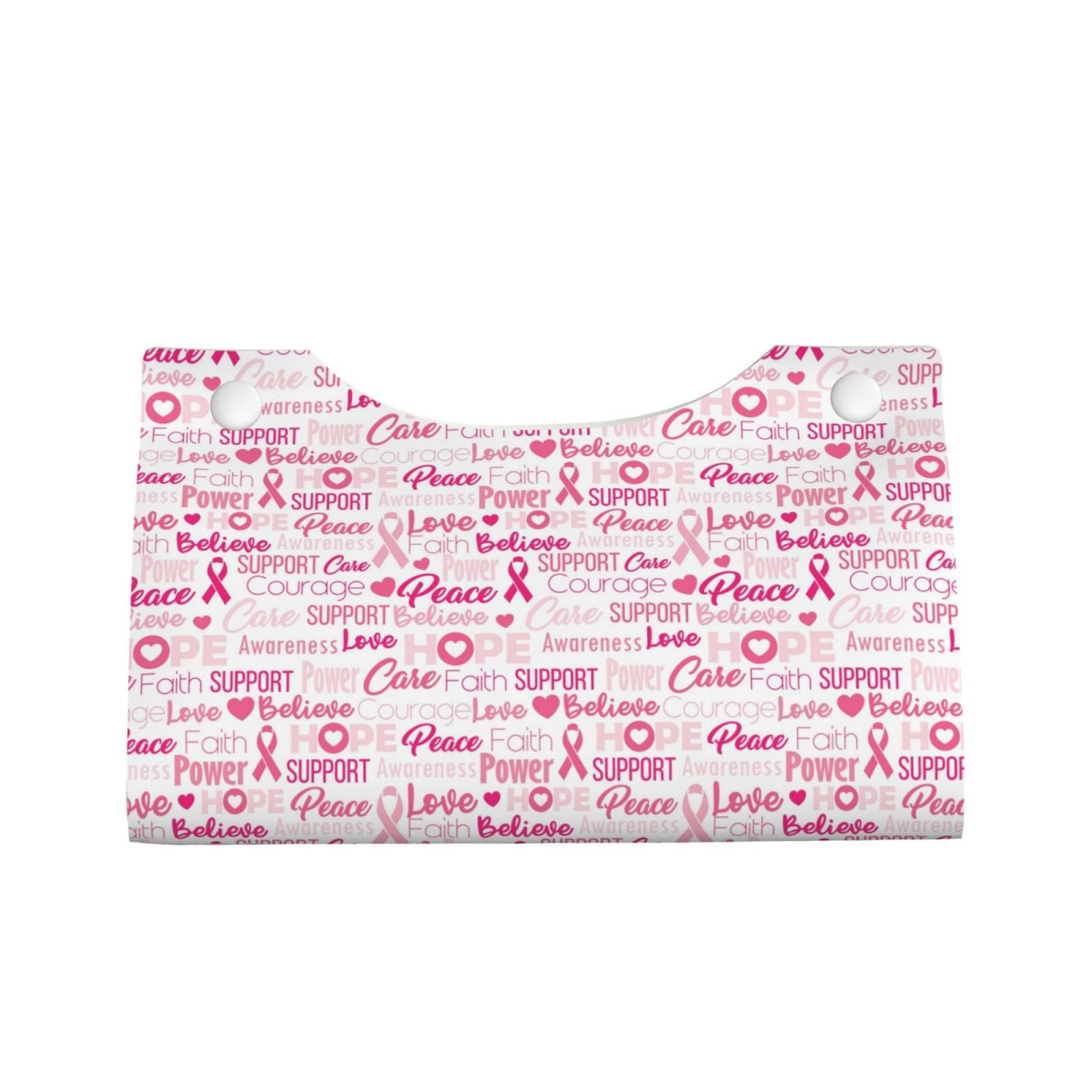 Lsque Breast Cancer Pink Ribbons Awareness (2) Printed Long Tissue Box ...