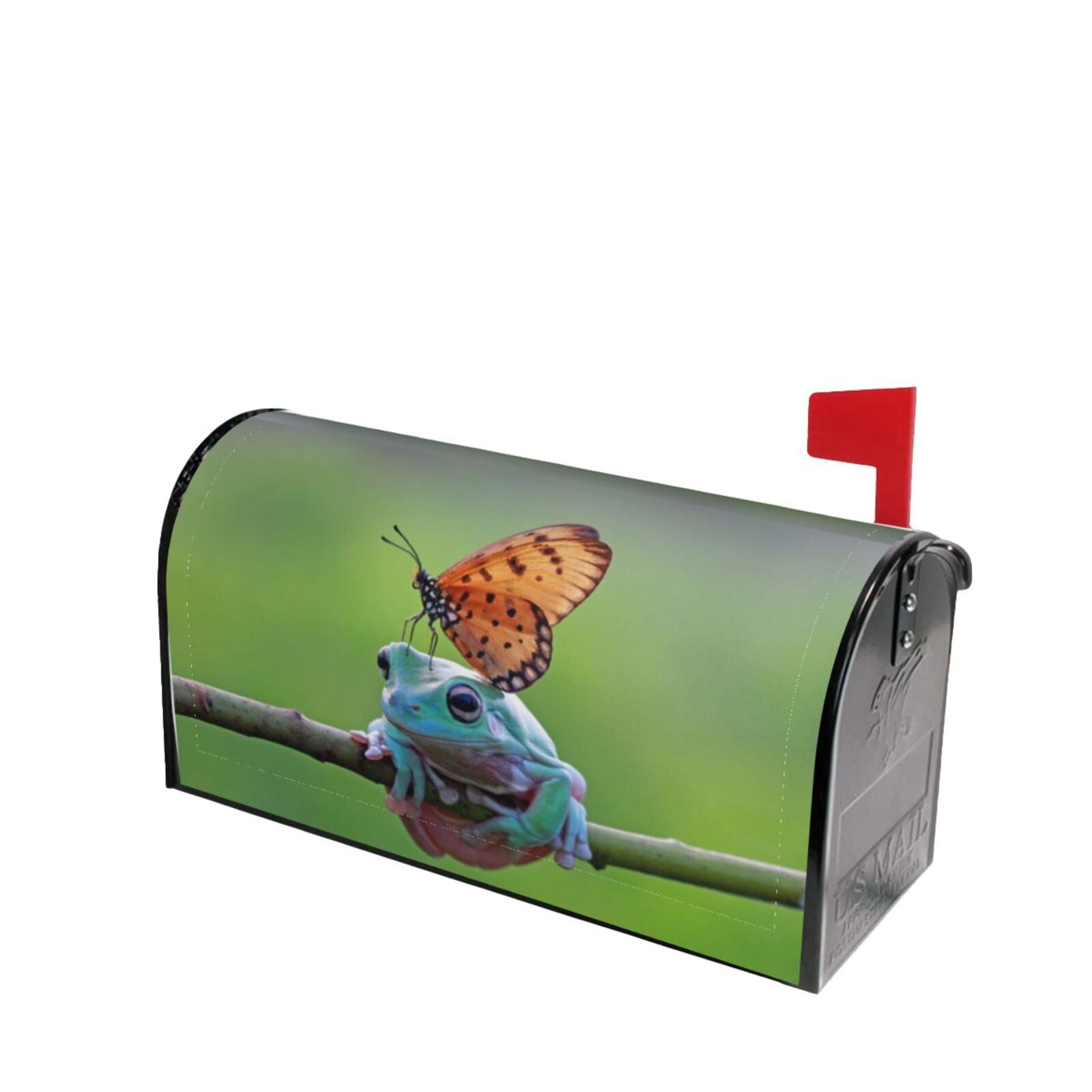 Lsque Butterfly Landing On Head Dumpy Frog Mailbox Cover Standard Size ...