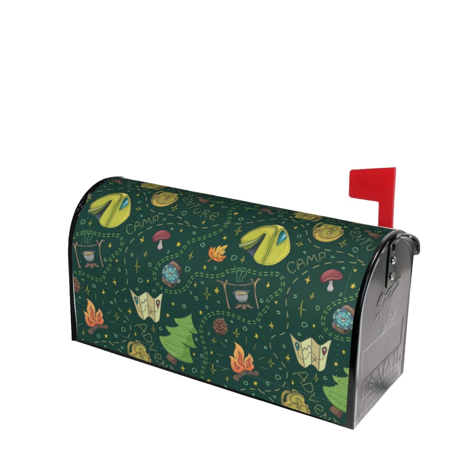 Lsque Camp In The Forest Mailbox Cover Standard Size ,Magnetic Mailbox ...