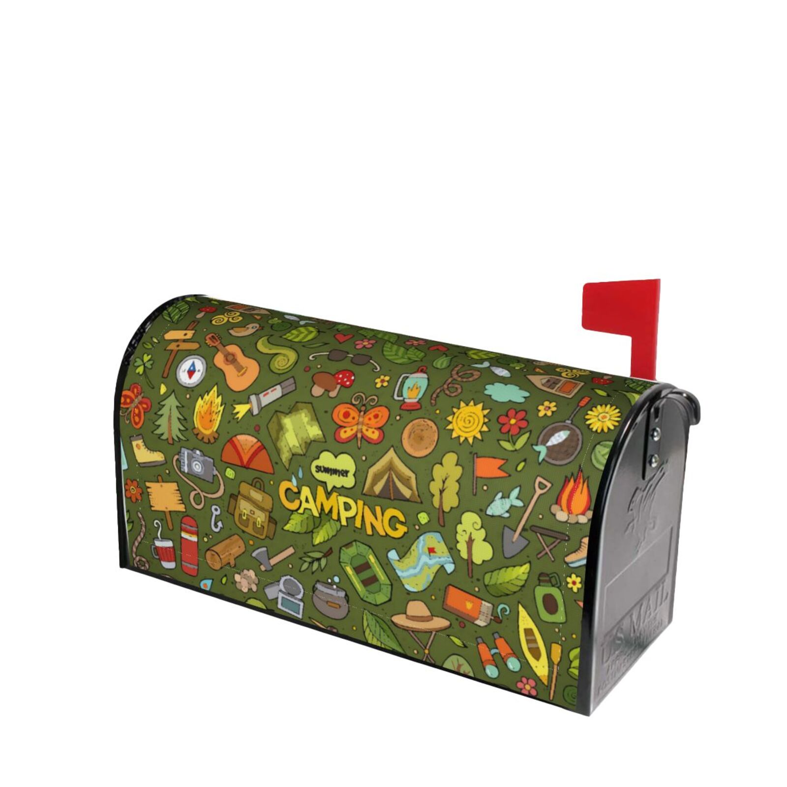 Lsque Camping 1 Mailbox Cover Standard Size ,Magnetic Mailbox Covers ...
