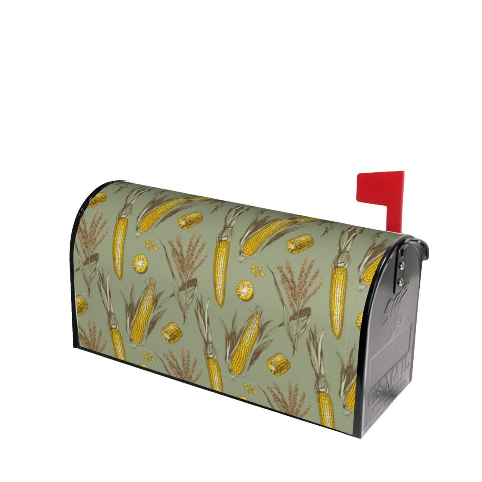 Lsque Cartoon Corn and Wheat Mailbox Cover Standard Size ,Magnetic ...