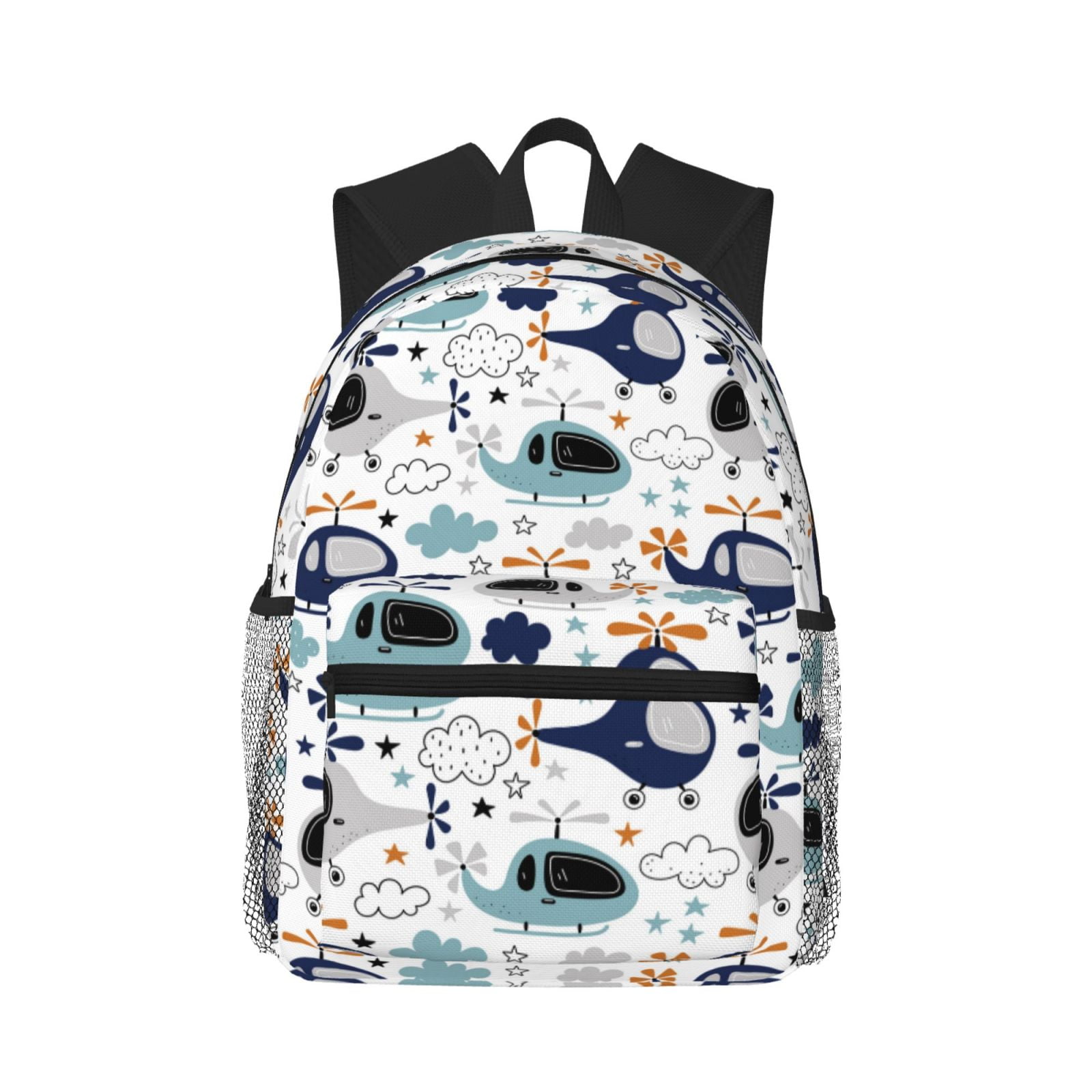 Lsque Cartoon Helicopters Classic Casual Backpack - Large Capacity ...