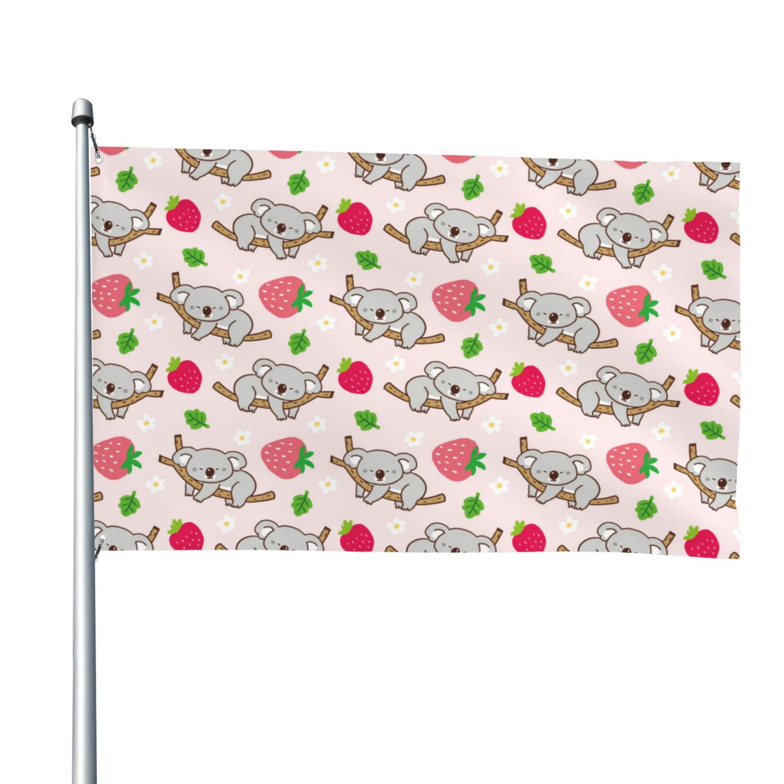 Lsque Cartoon Koala Bear Pattern Flag,Cartoon Koala Bear Printed Garden ...