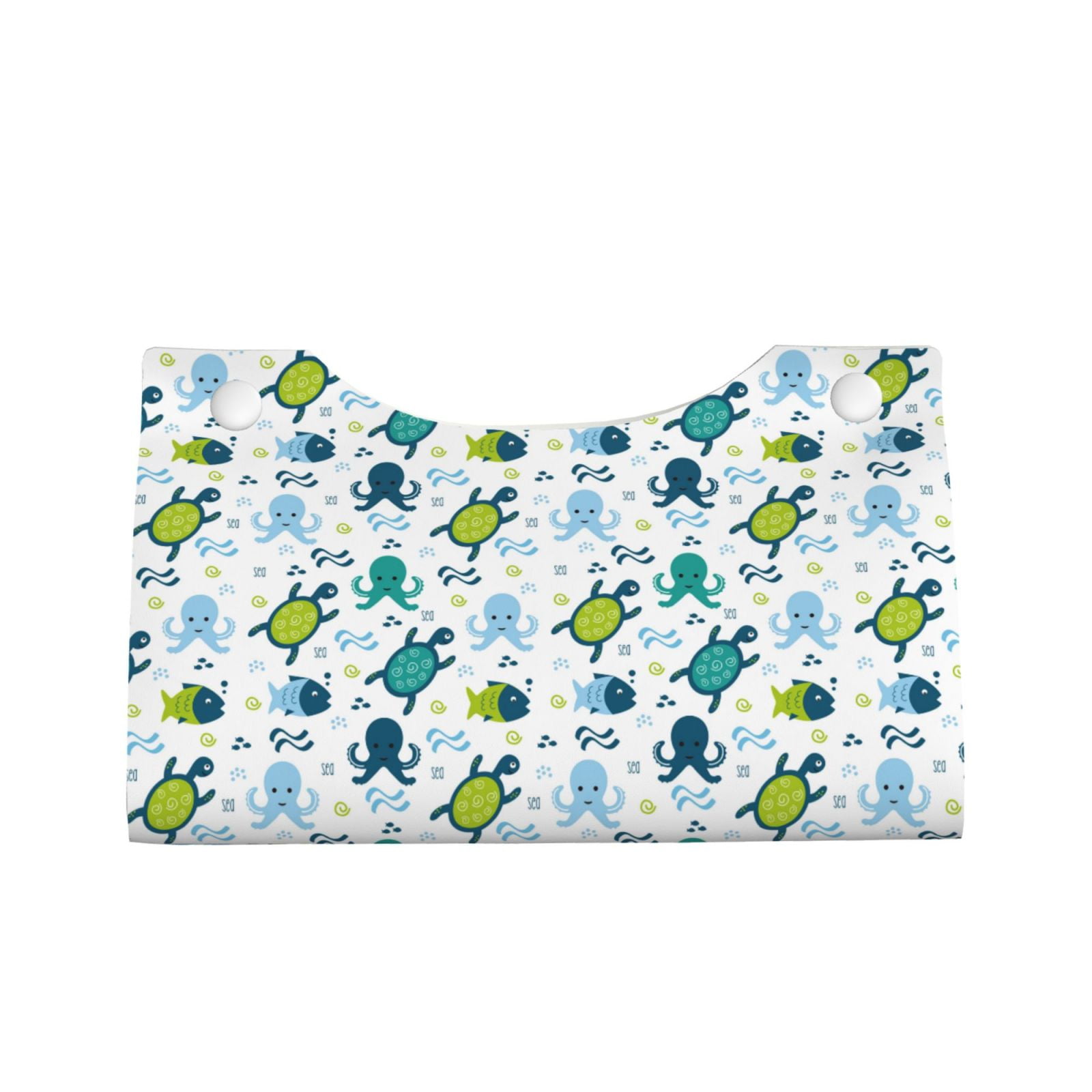 Lsque Cartoon Sea Creatures Printed Long Tissue Box Cover Holder ...