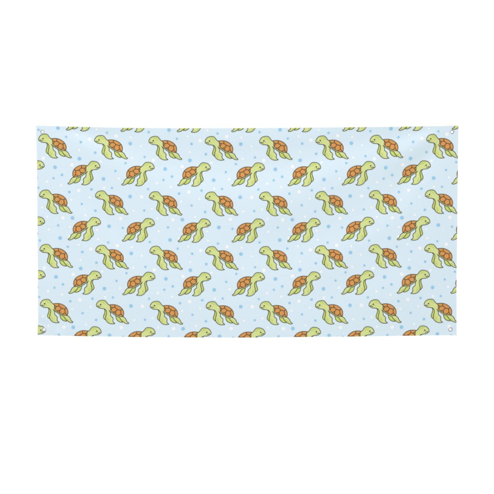 Lsque Cartoon Sea Turtle Pattern Party Banner, Festive Banner , Holiday ...