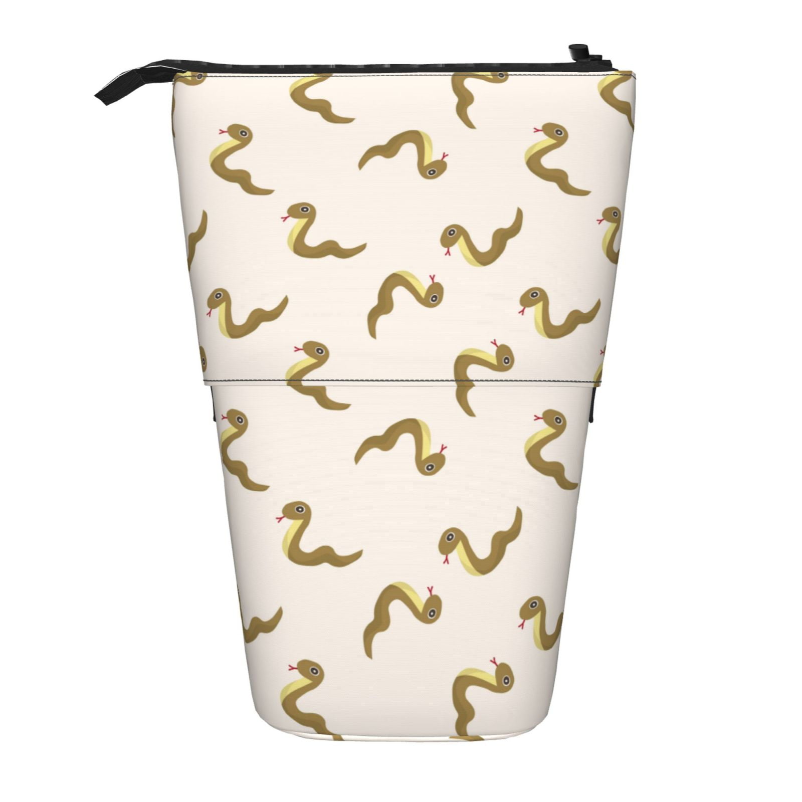 Lsque Cartoon Snake Pattern Telescopic Pencil Bag Pen Holder Stationery ...