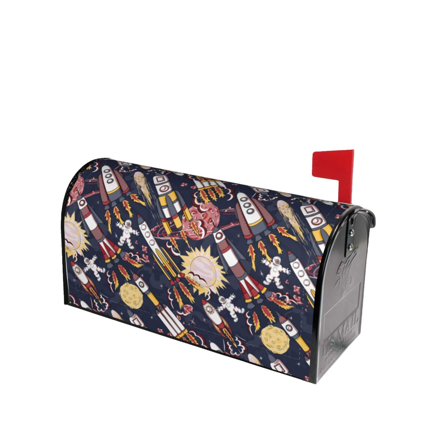Lsque Cartoon Space 1 Mailbox Cover Standard Size ,Magnetic Mailbox ...
