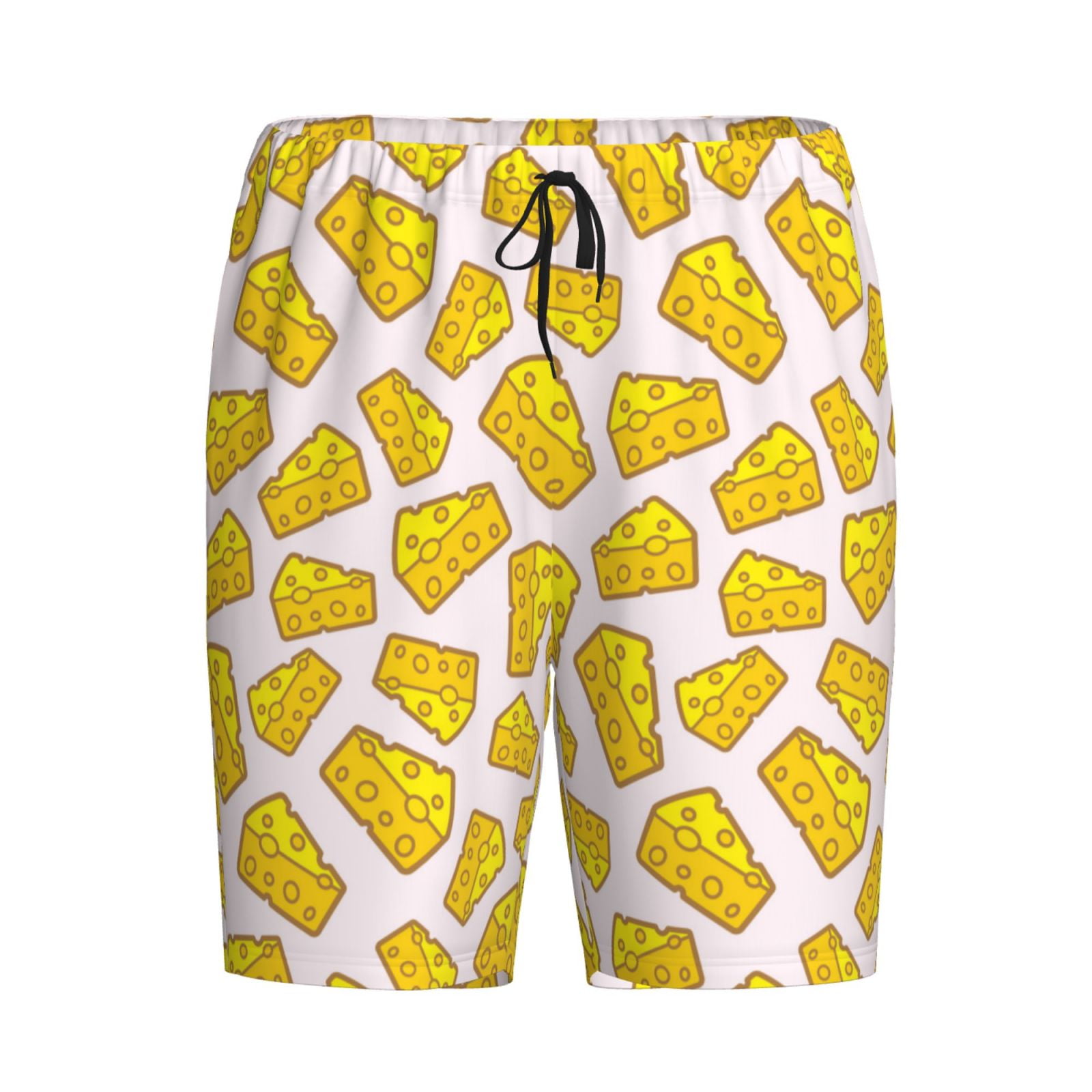 Lsque Cheese Mens Sleep Pajama Shorts,Short Pajama Pants, Cotton Ultra ...