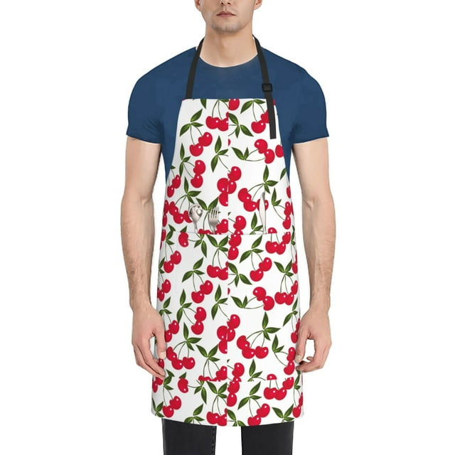 Lsque Cherry_1 Waterproof Apron Chef Aprons for Men Heavy Duty Chemical ...