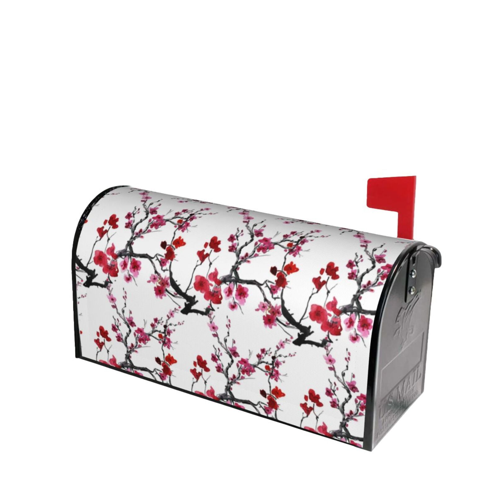 Lsque Cherry Blossoms Mailbox Cover Standard Size ,Magnetic Mailbox ...