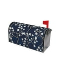 Lsque Cherry Blossoms on Navy Background Mailbox Cover Standard Size ...