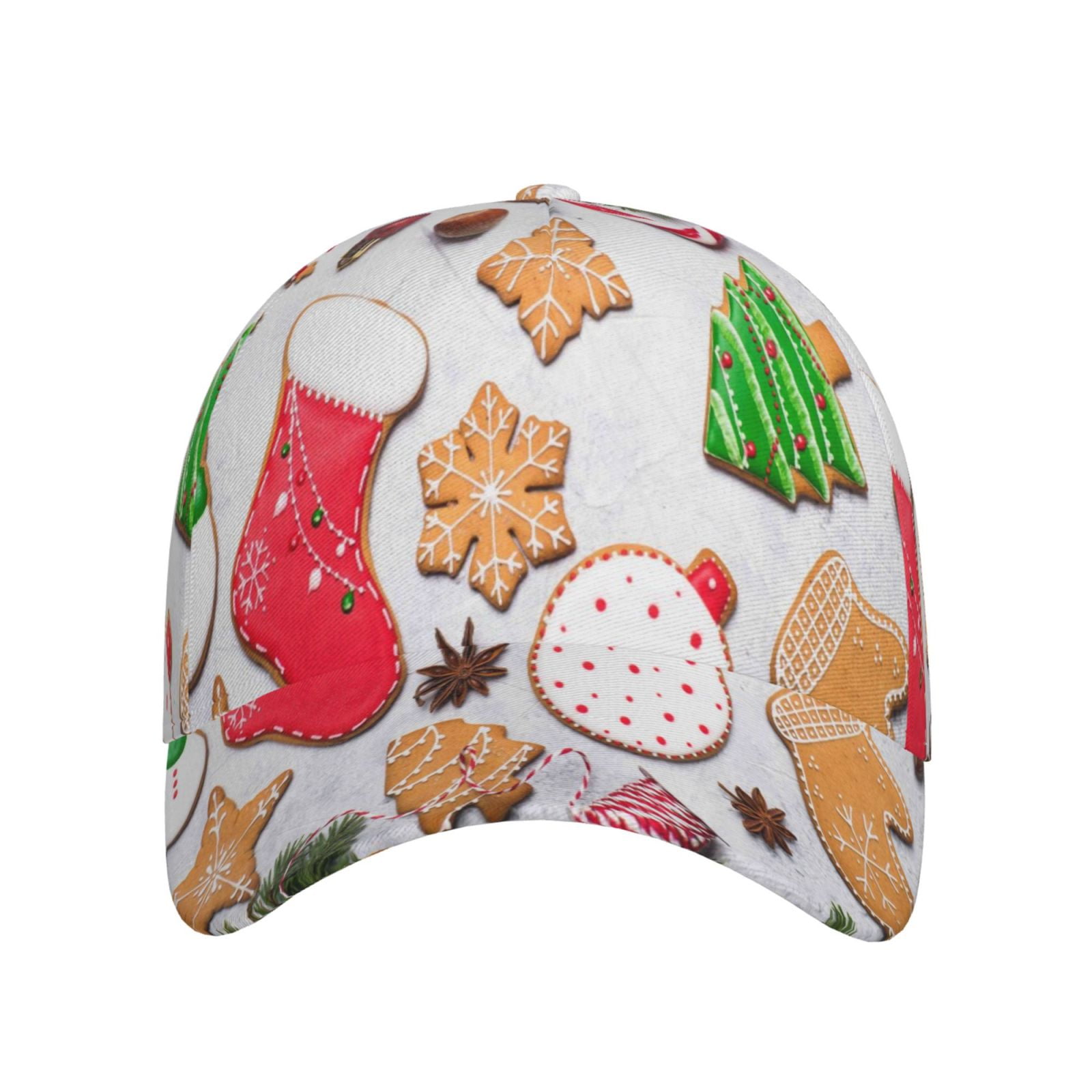 Lsque Christmas Gingerbread Cookies Baseball Cap Trucker Low Profile ...