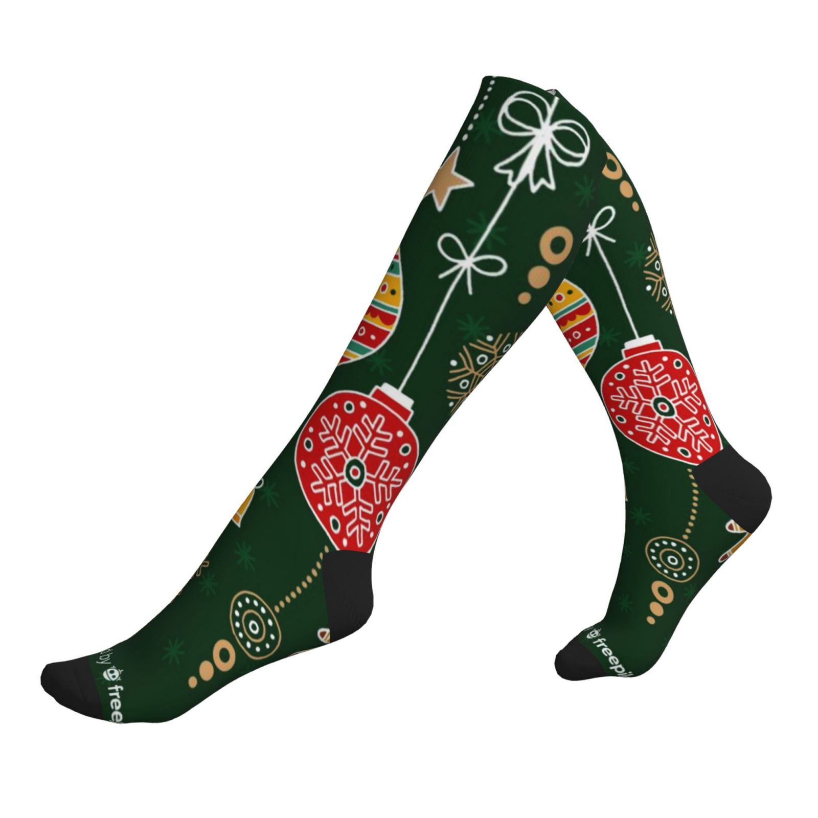 Lsque Christmas Pattern Sport Compression Socks for Men & Women 15-20 ...