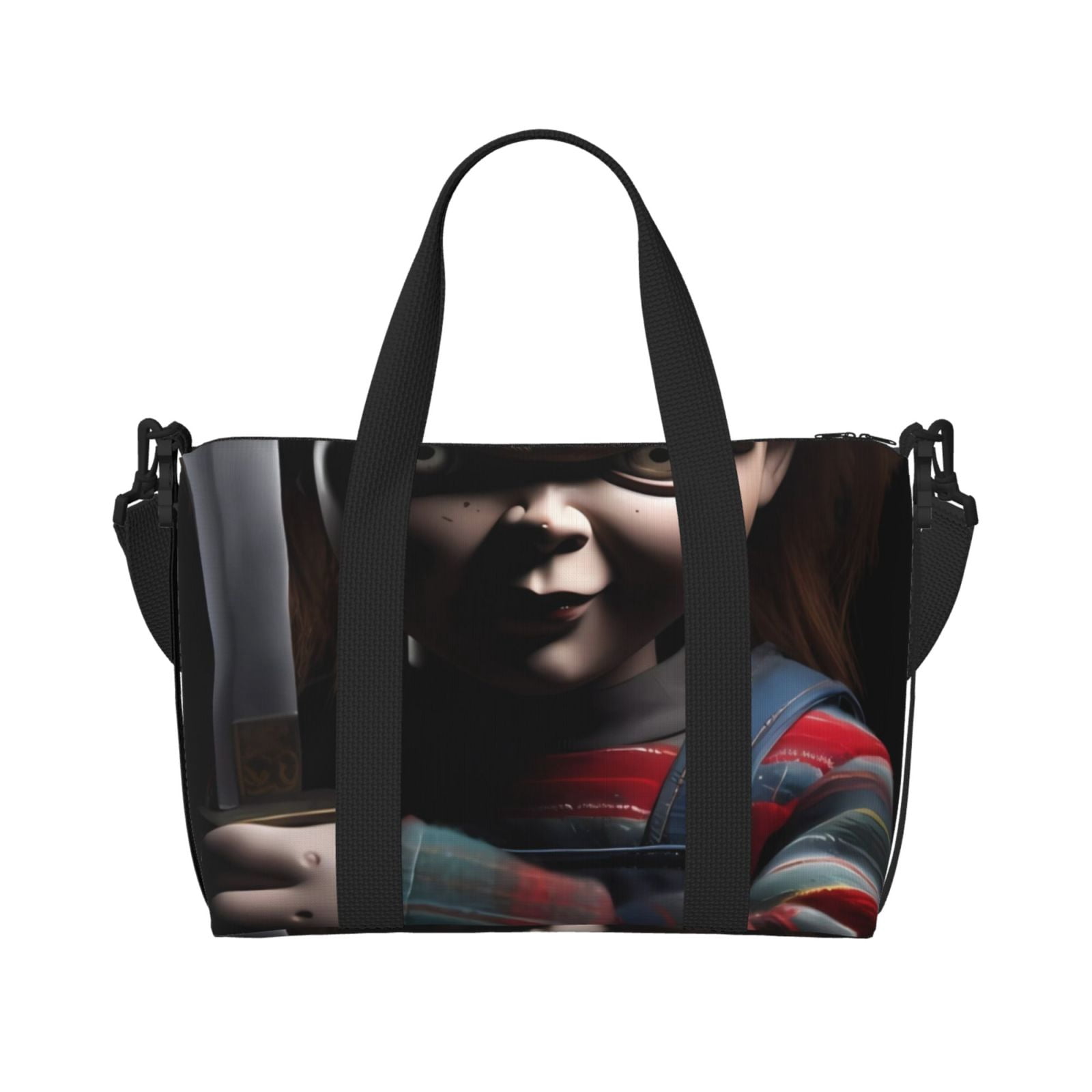 Lsque Chucky Pattern Hand Travel Bag – Lightweight & Durable Oxford ...
