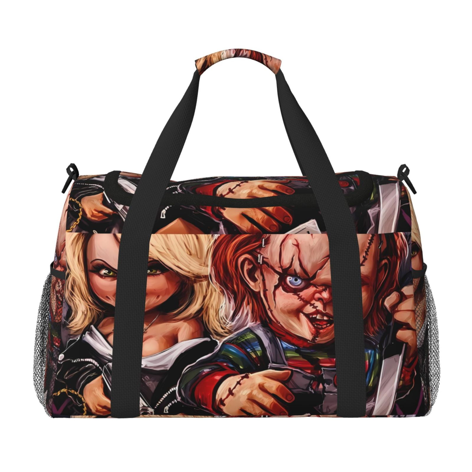 Lsque Chucky Pattern Hand Travel Bag, Weekender Carry On for Women Men ...