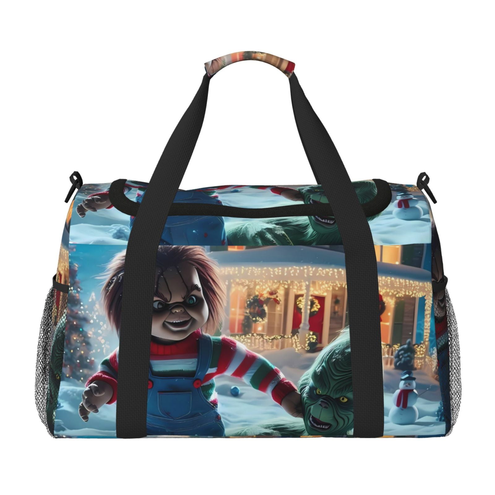 Lsque Chucky Pattern Hand Travel Bag, Weekender Carry On for Women Men ...