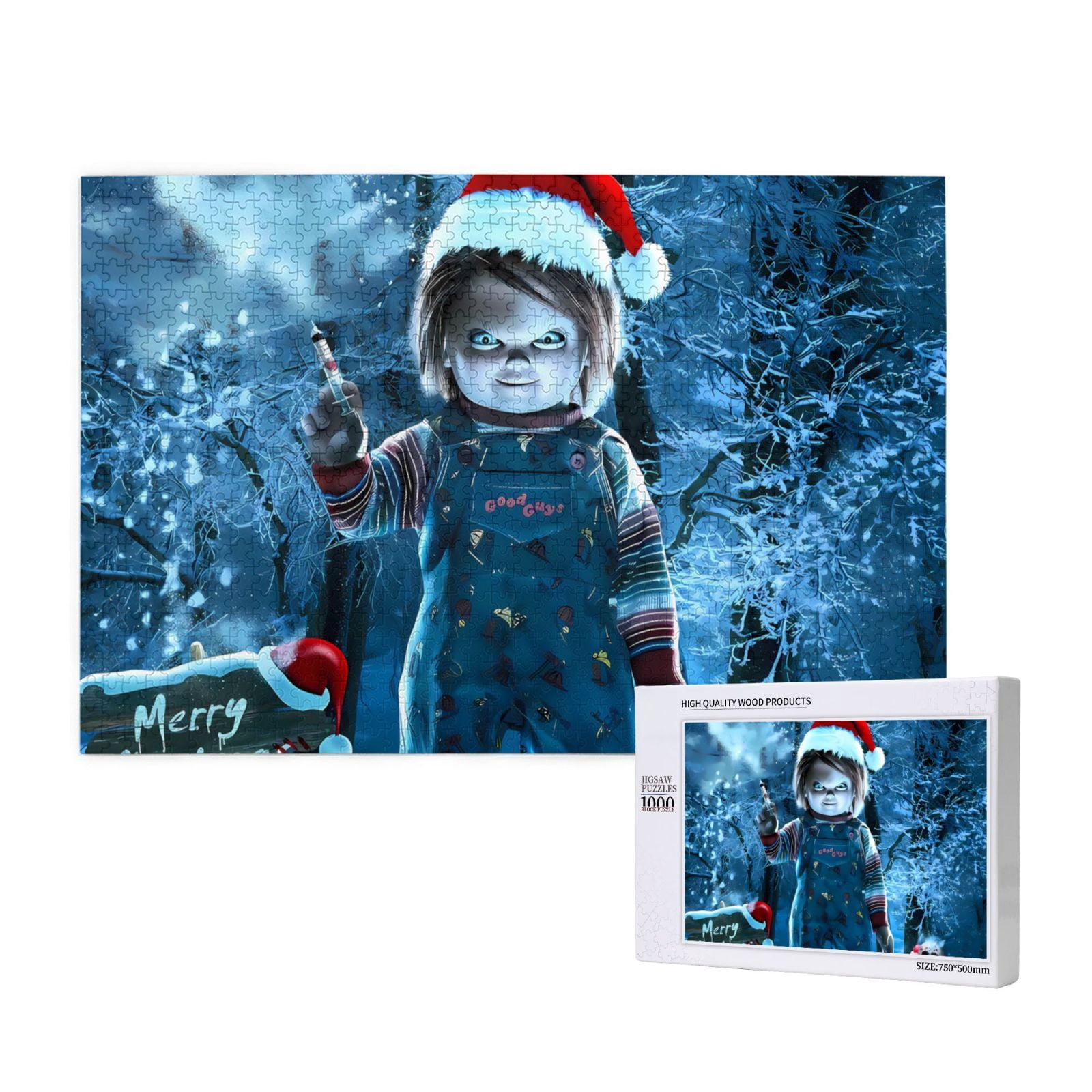 Lsque Chucky Pattern Picture Puzzle,Wooden 1000 Piece Puzzle ...