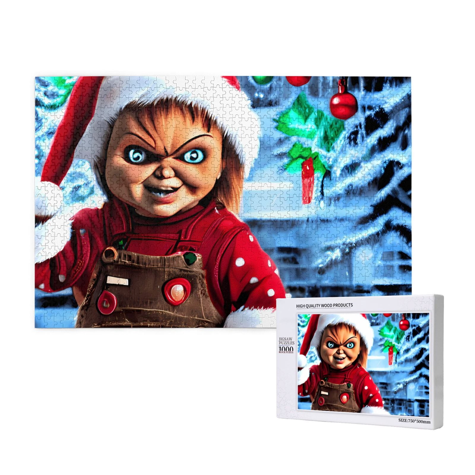 Lsque Chucky Pattern Picture Puzzle,Wooden 1000 Piece Puzzle ...