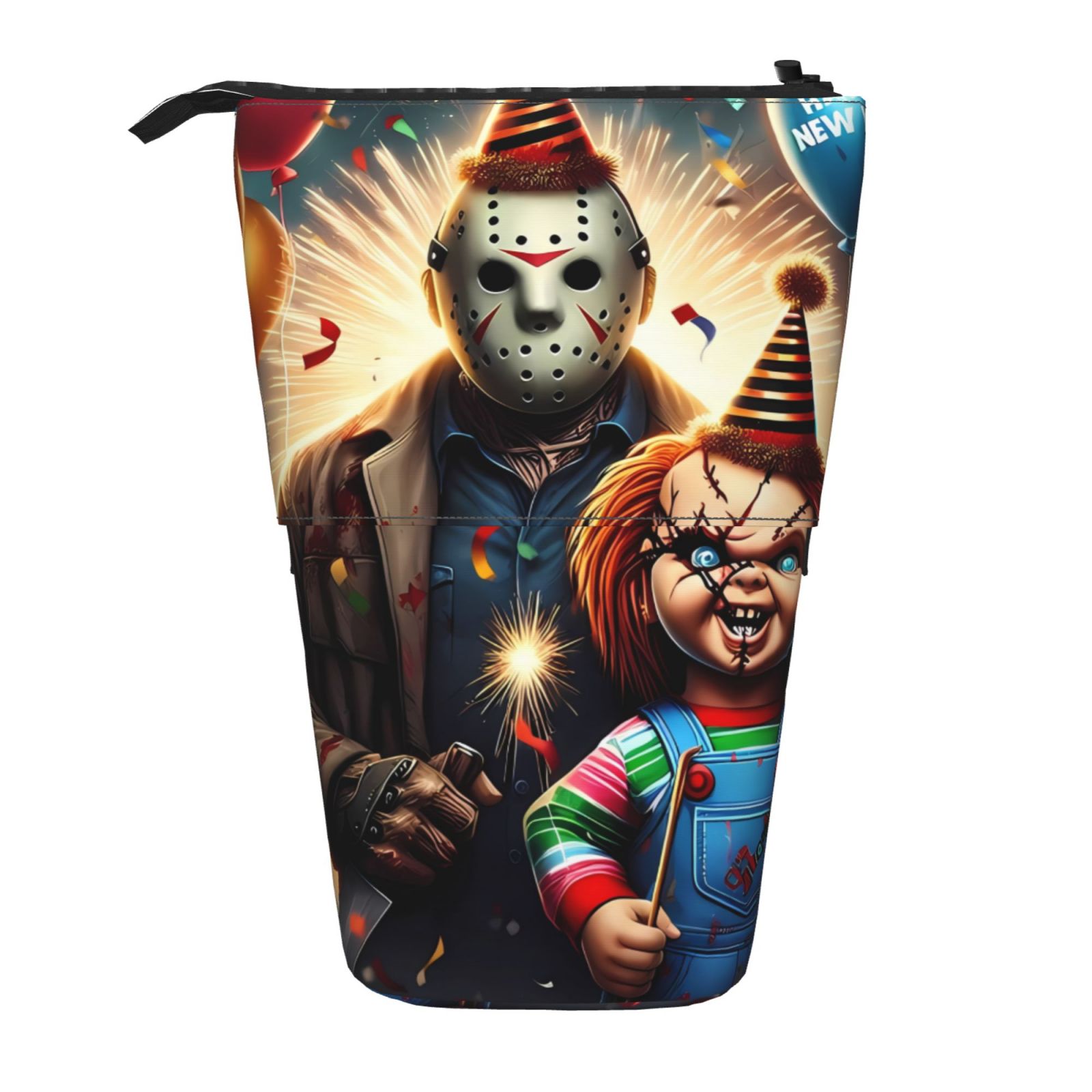 Lsque Chucky Pattern Telescopic Pencil Bag Pen Holder Stationery Case ...