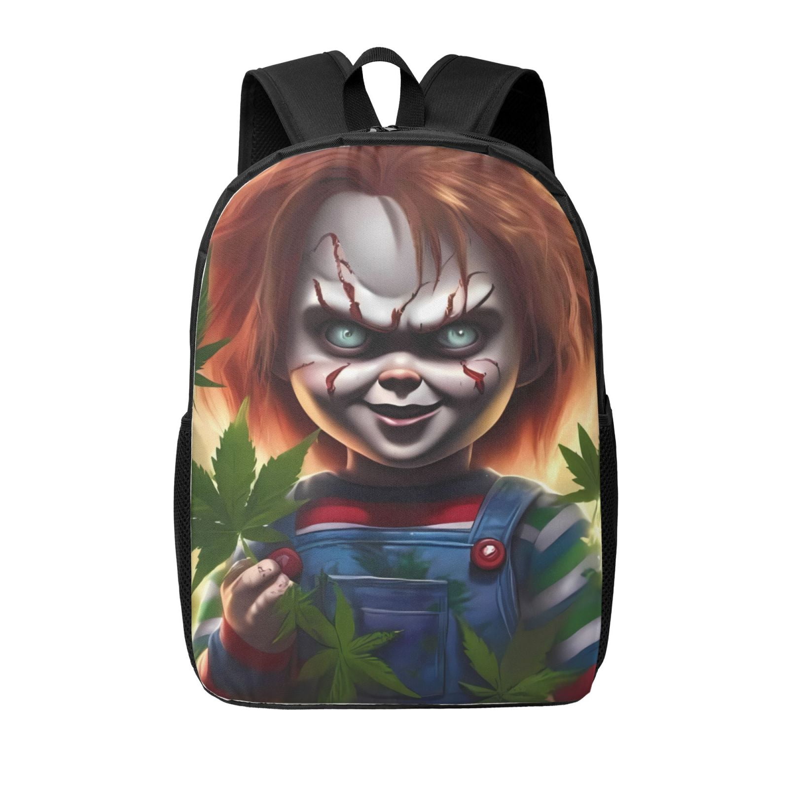 Lsque Chucky Print 17in Student Backpack - School, Travel, Work Bookbag ...